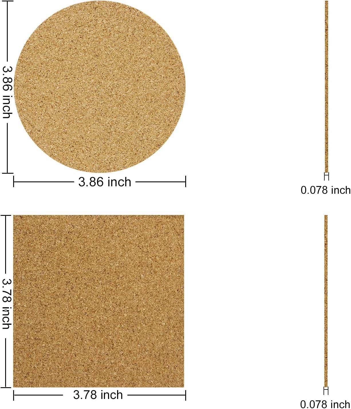 Ceramic Tile for Crafts Coasters 24 Pack White Tiles Unglazed 4 Inch ...