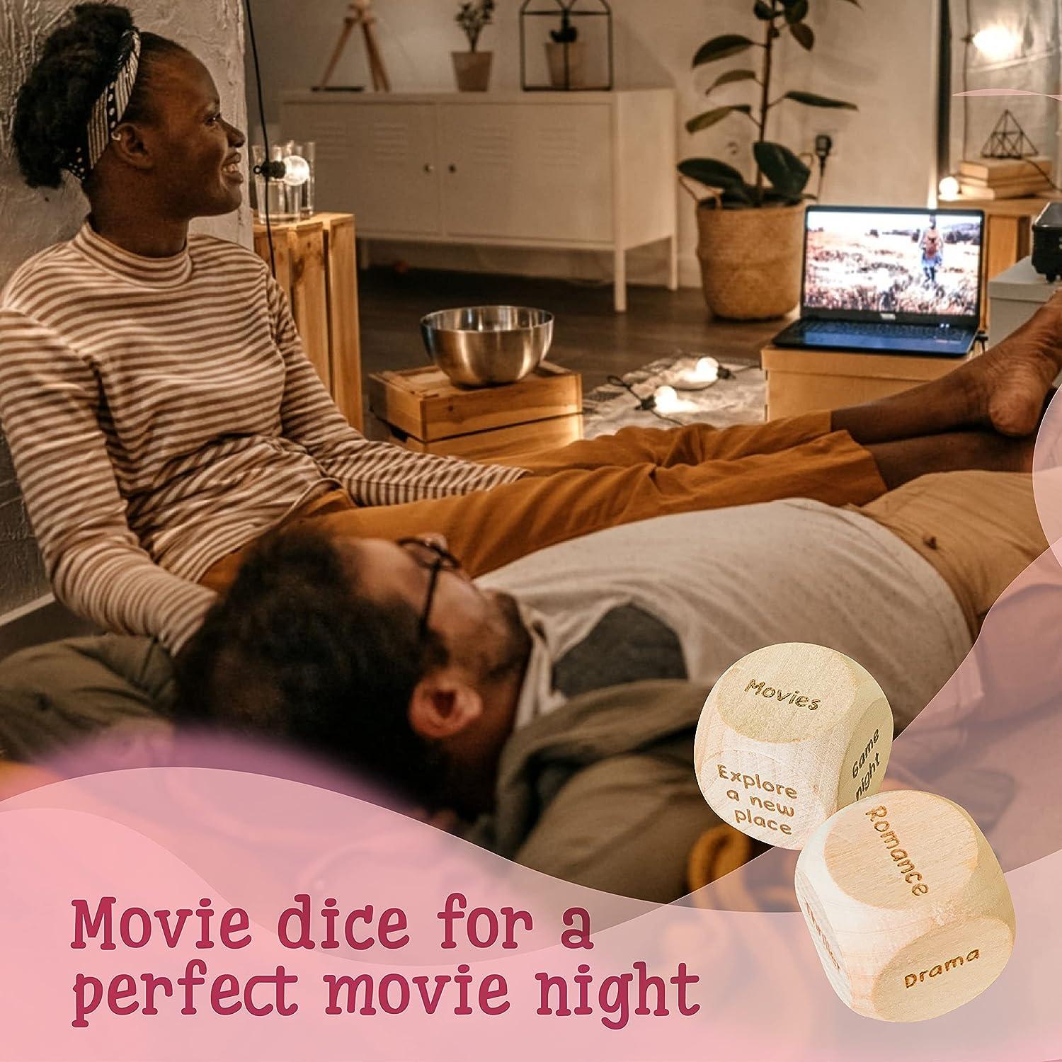 Stofinity Date Night Dice for Couples - Food Cube Game Take Out Dice ...