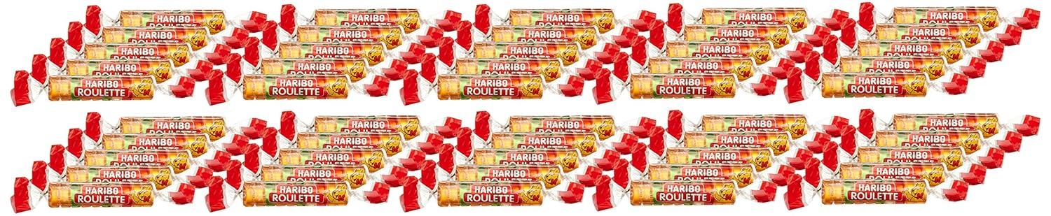 Buy Haribo Roulette 50 Rolls 1.25 kg - Delicious Gummy Candy ...