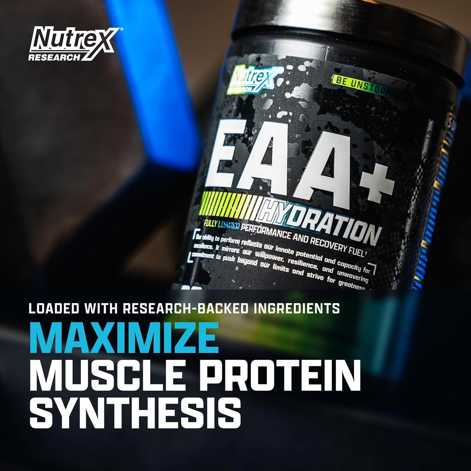 Nutrex Research EAA Hydration | EAAs + BCAA Powder | Muscle Recovery ...