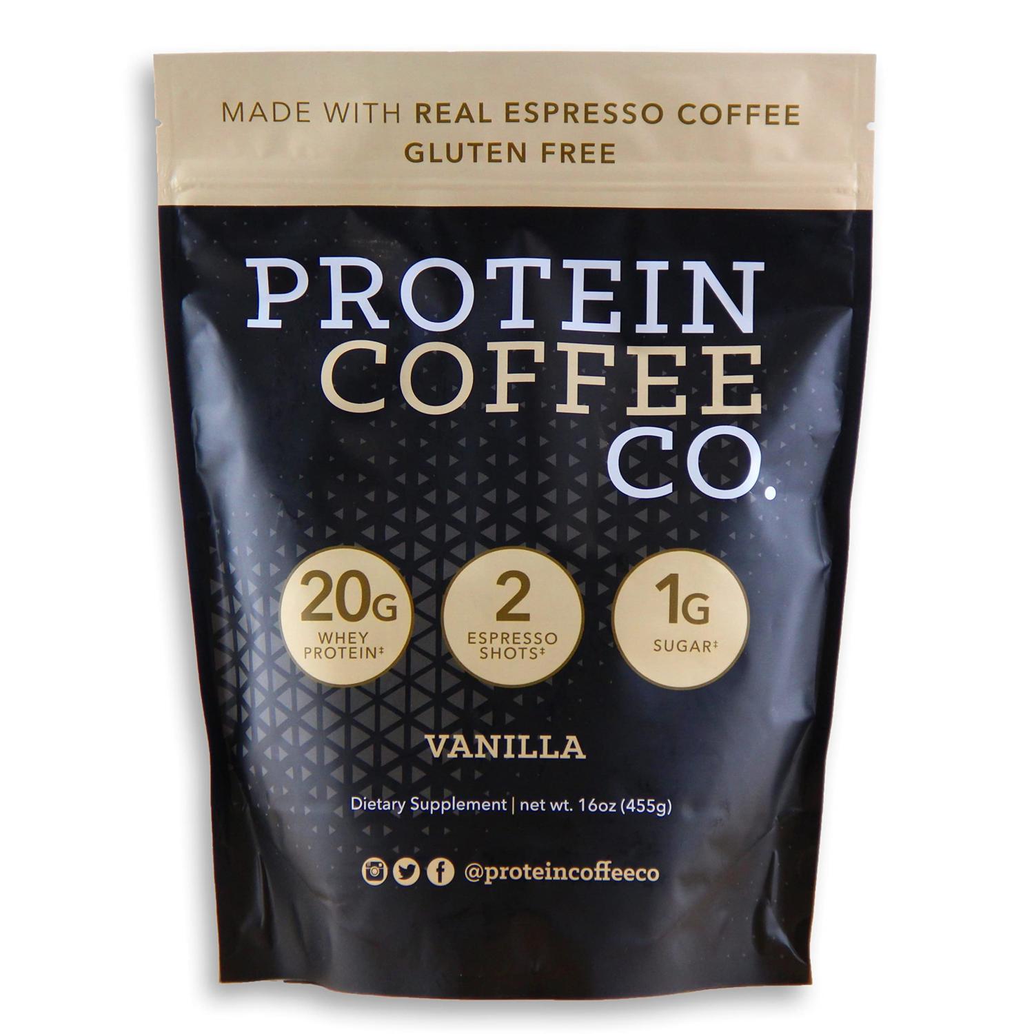 Protein Coffee Co. Nutrition Shake - 20g Protein, 2 Shots Espresso ...