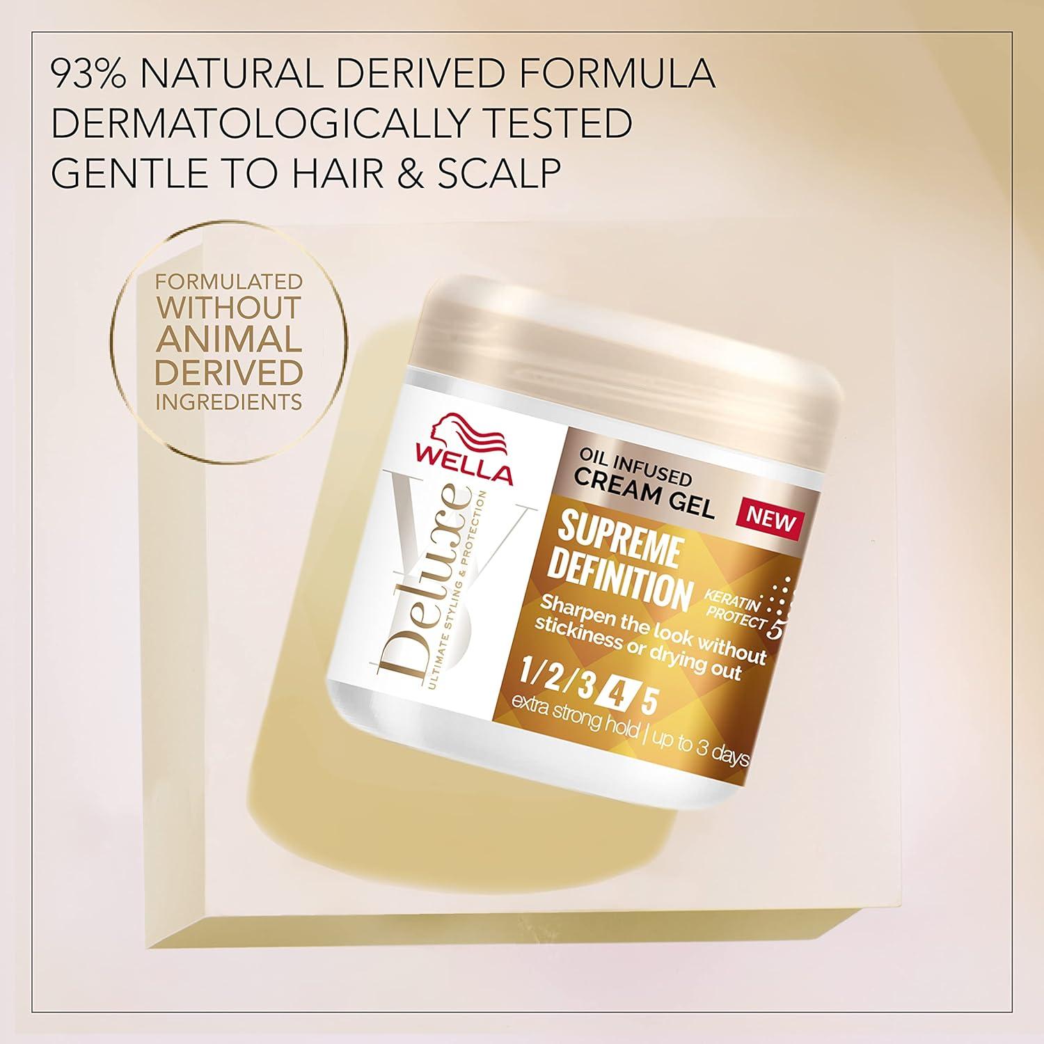 Wella Deluxe Supreme Definition Oil Infused Cream Gel 150ml - Hair ...