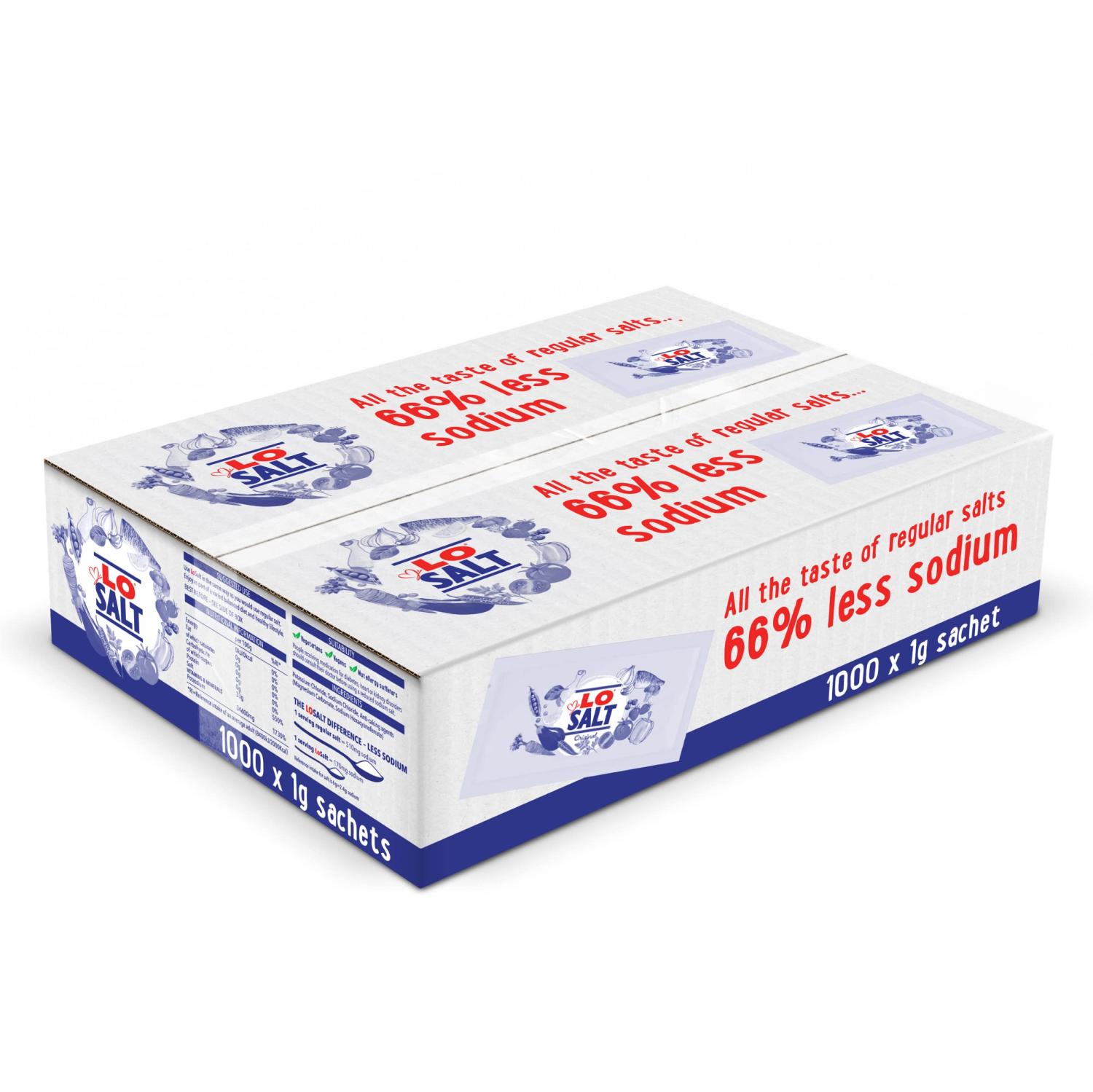 Lo Salt Lo Sodium Sachets 1 x 1000s | Buy Now with Express ...