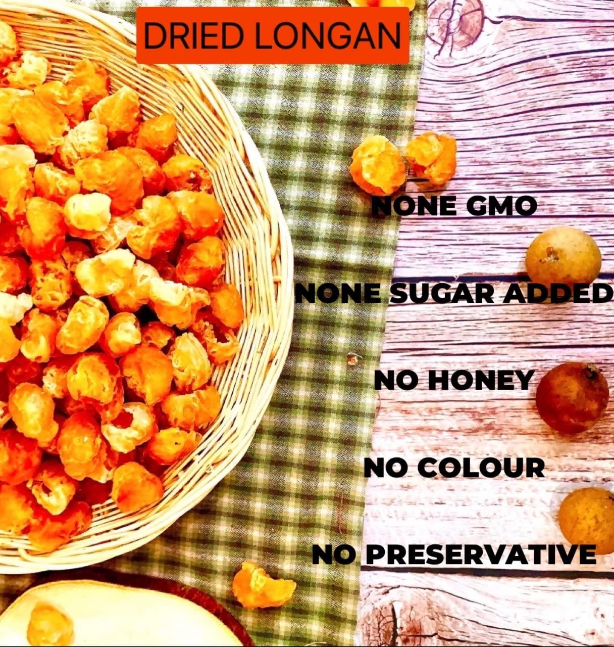 Dried Longan 250g - Real Meat Natural Fruit for Teas, Snacks, Desserts ...