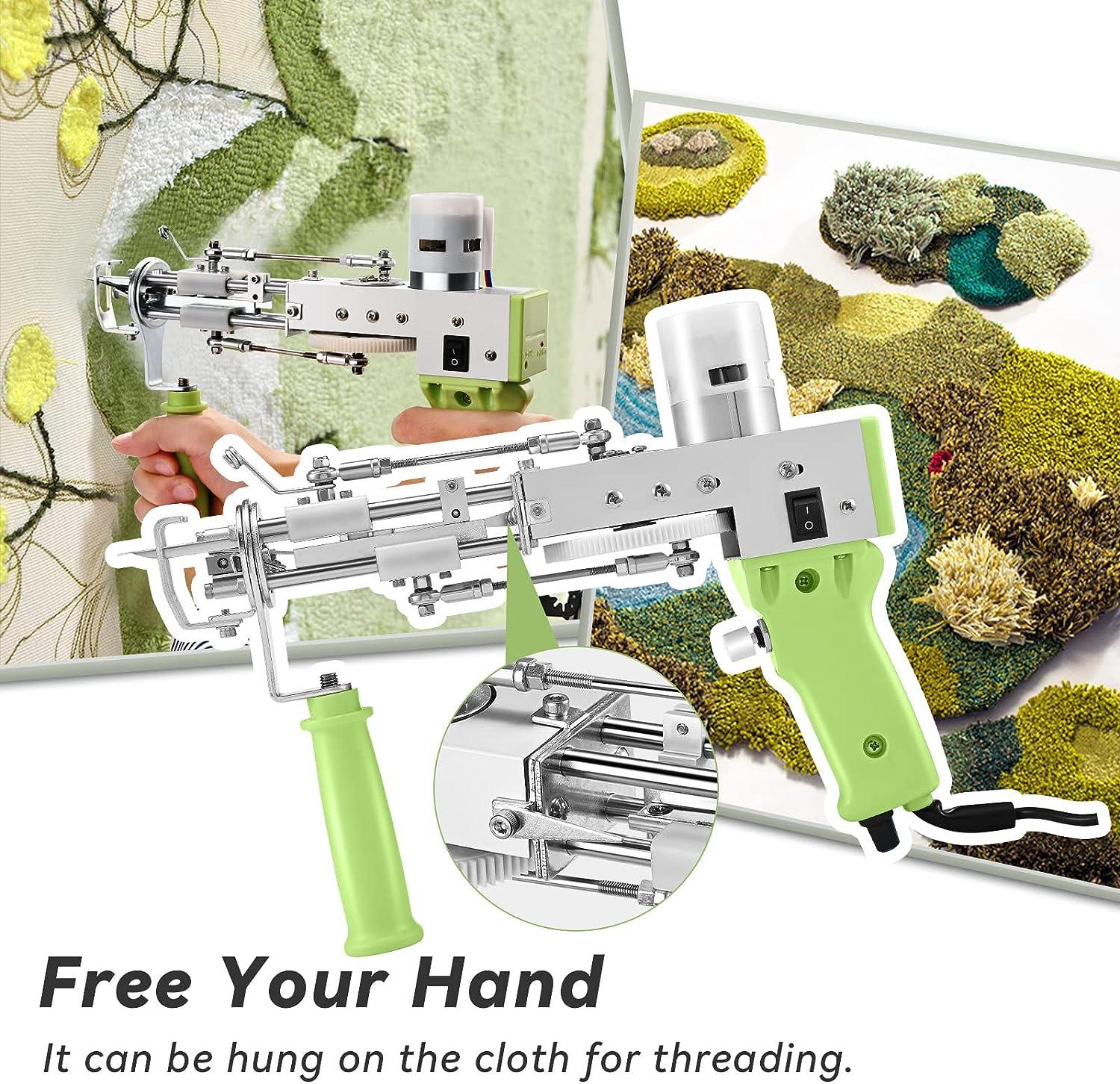 FancyBant Tufting Gun 2 in 1 Rug Kit for Cut Pile and Loop Pile ...