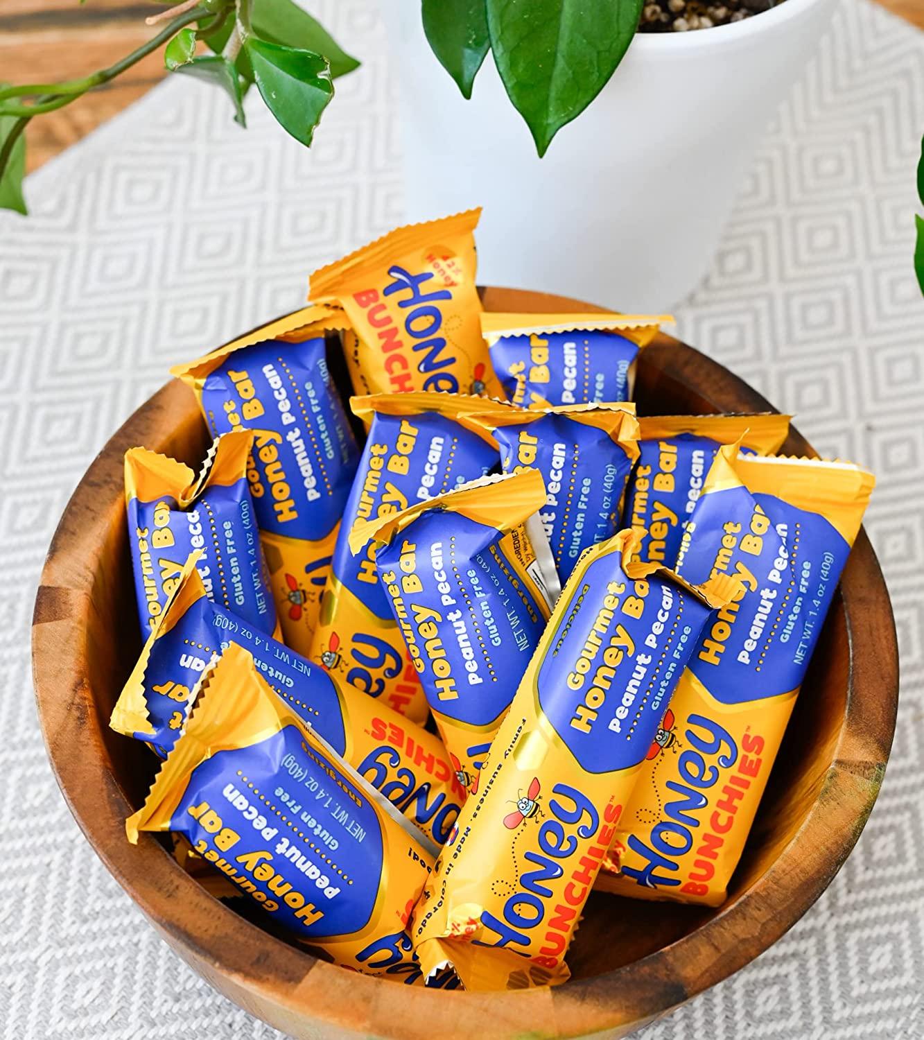 Honey Bunchies Gourmet Honey Bar Peanut Pecan | Gluten-Free, Grain-Free ...
