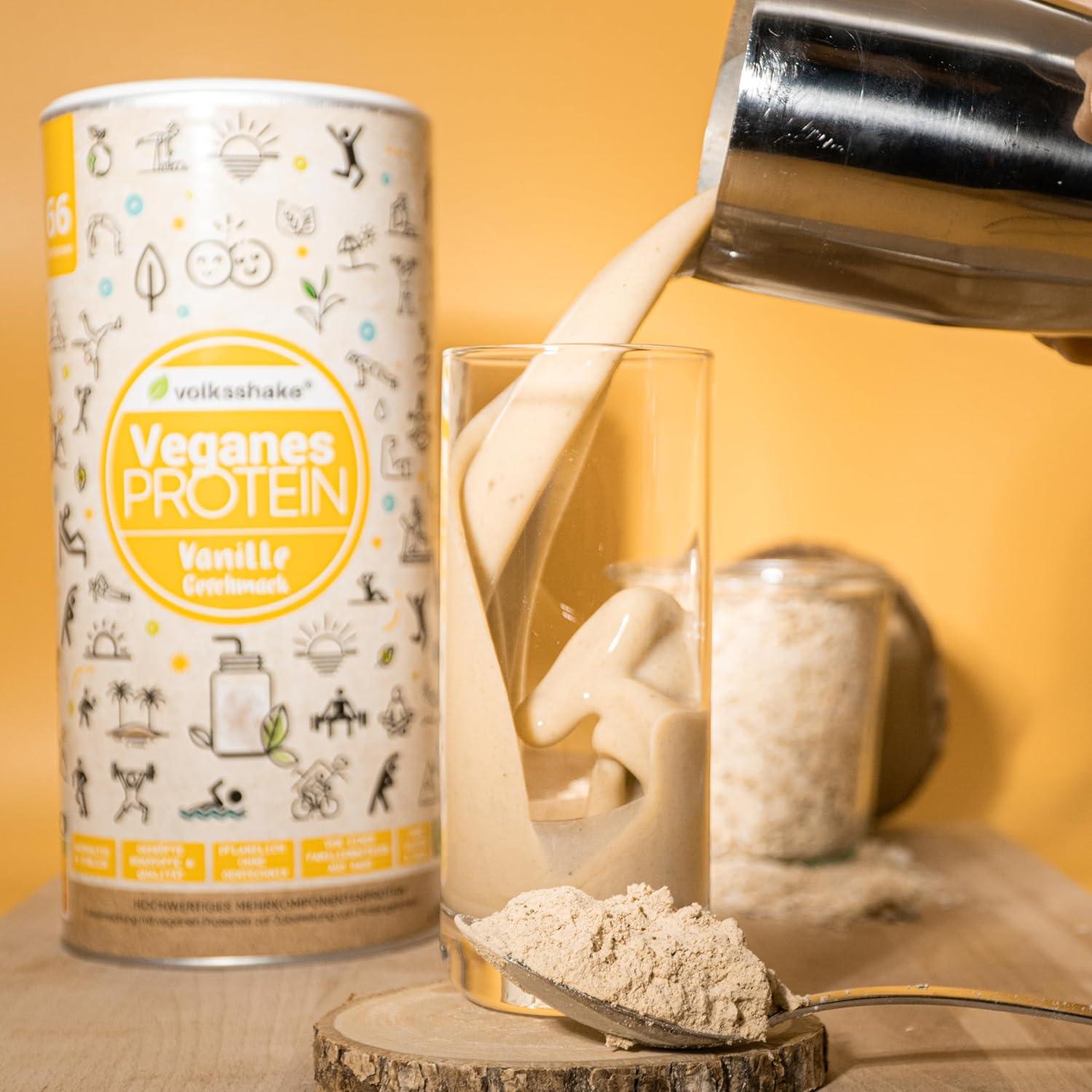 Vegan Protein Creamy Vanilla 1000g | 12 Plant-Based Sources | Soy ...