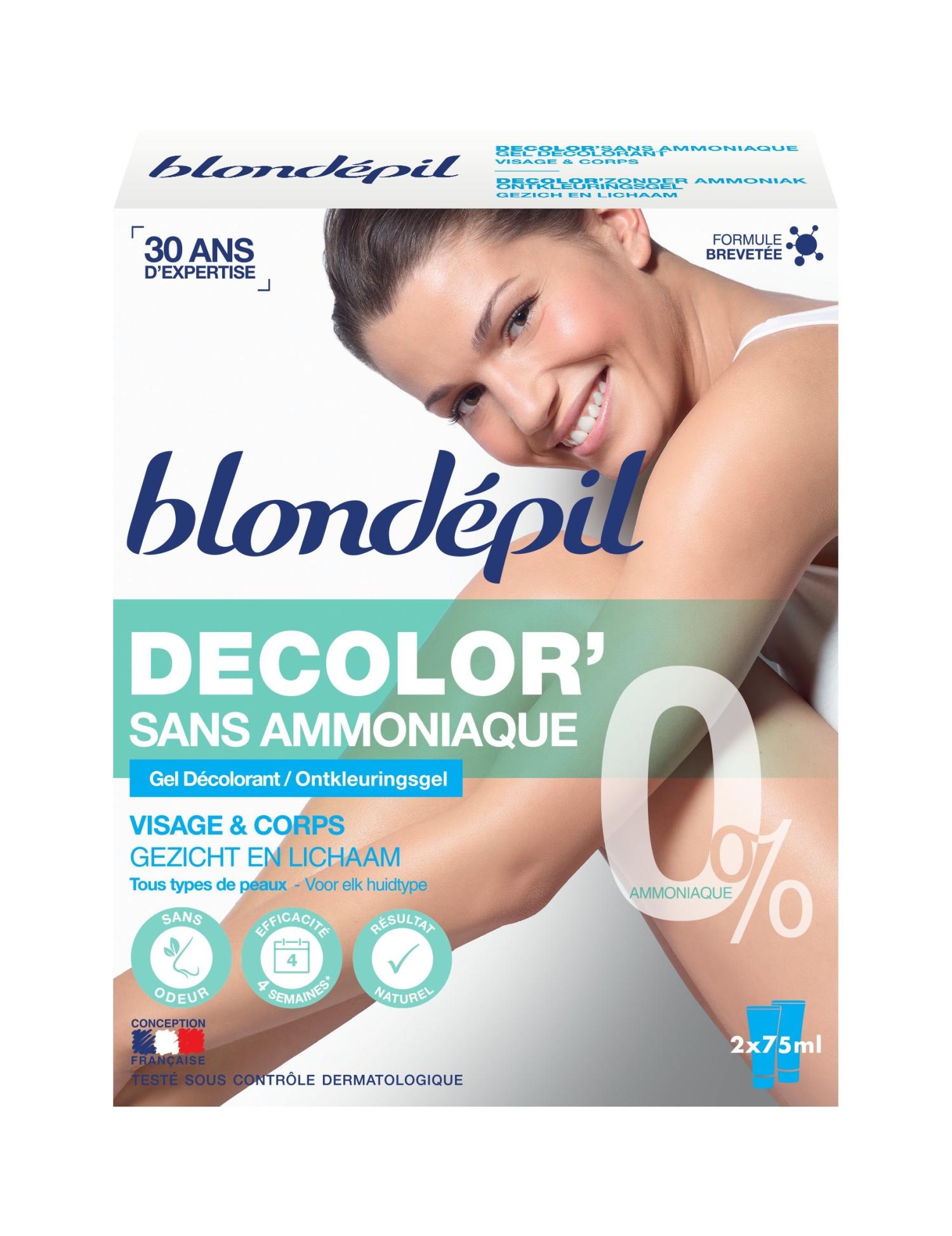 Blond pil Ammonia-Free Bleaching Gel for Face / Body - All Skin Types ...