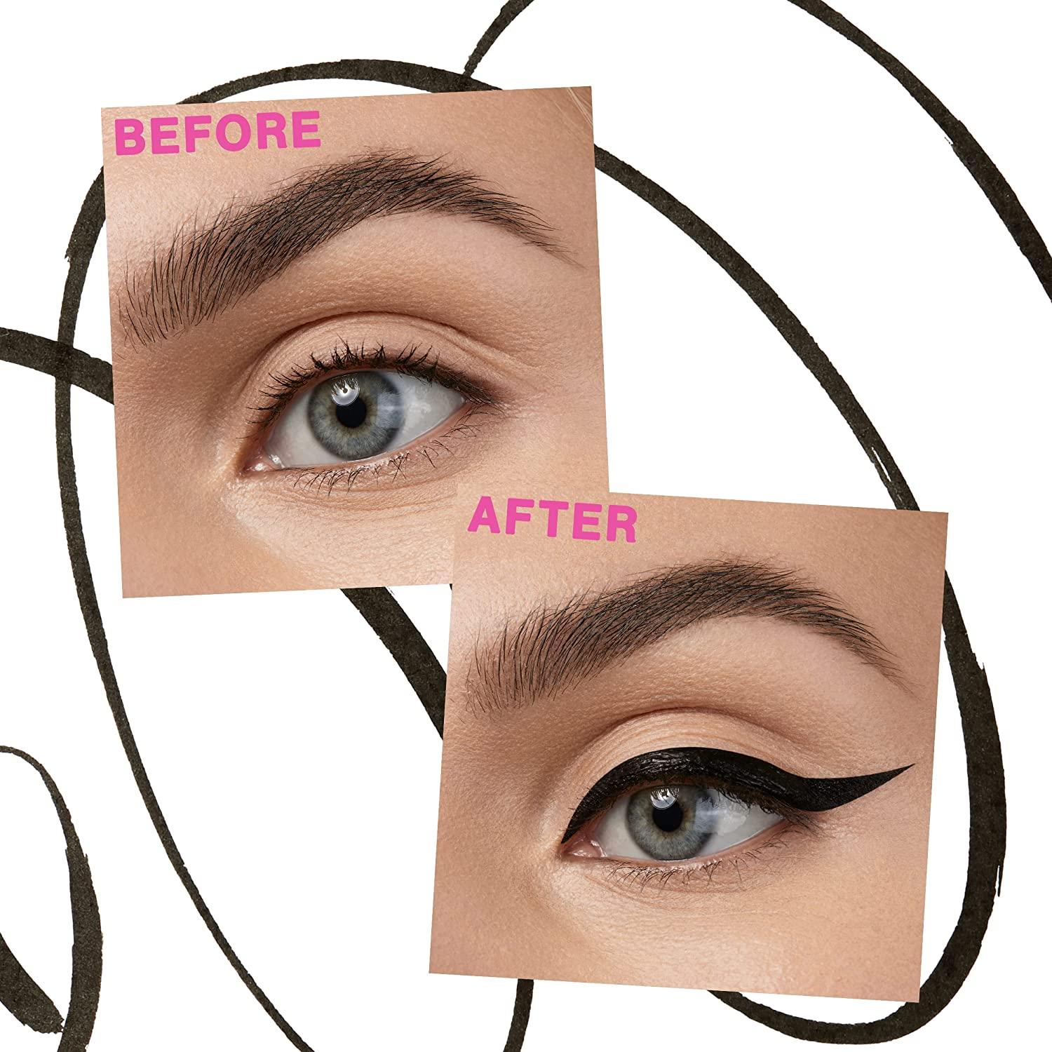 Buy Wet n Wild ProLine Felt Tip Eyeliner - Black 0.017 oz | Long ...