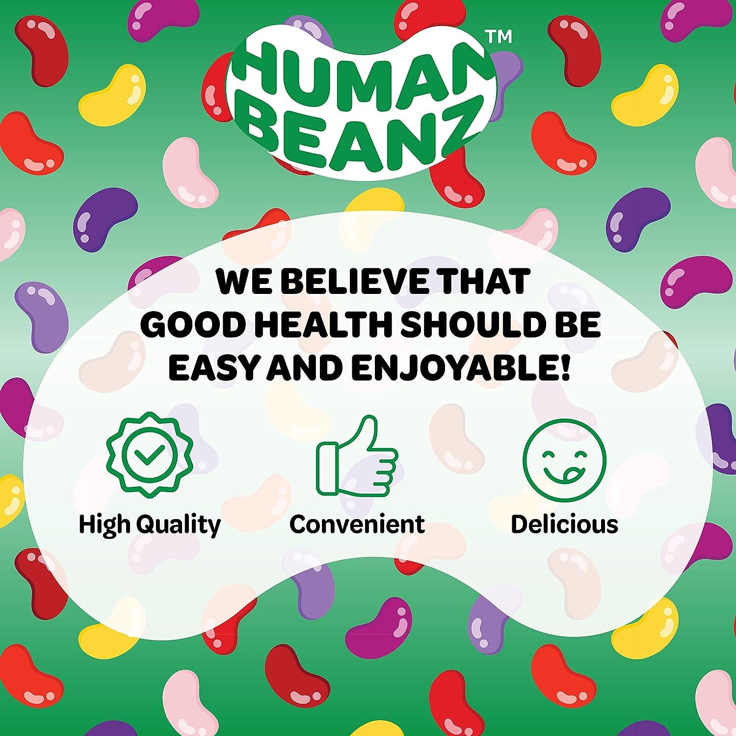 Human Beanz Vitamin D3 Jelly Bean Gummies 2000 IU for Adults Immunity ...