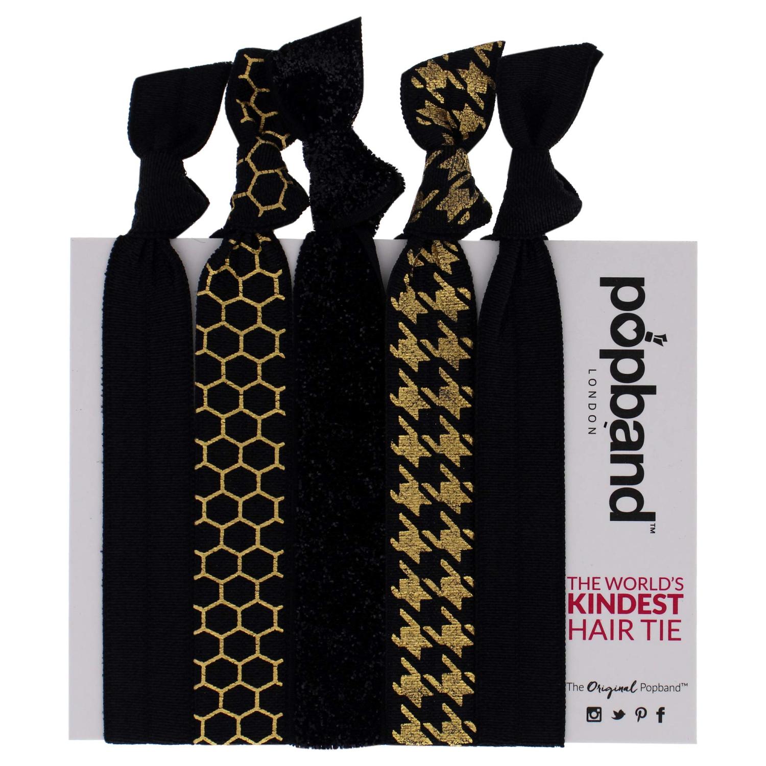 Pop Band - 5 Pack Night Hair Bands | Stylish & Durable for All Hair ...