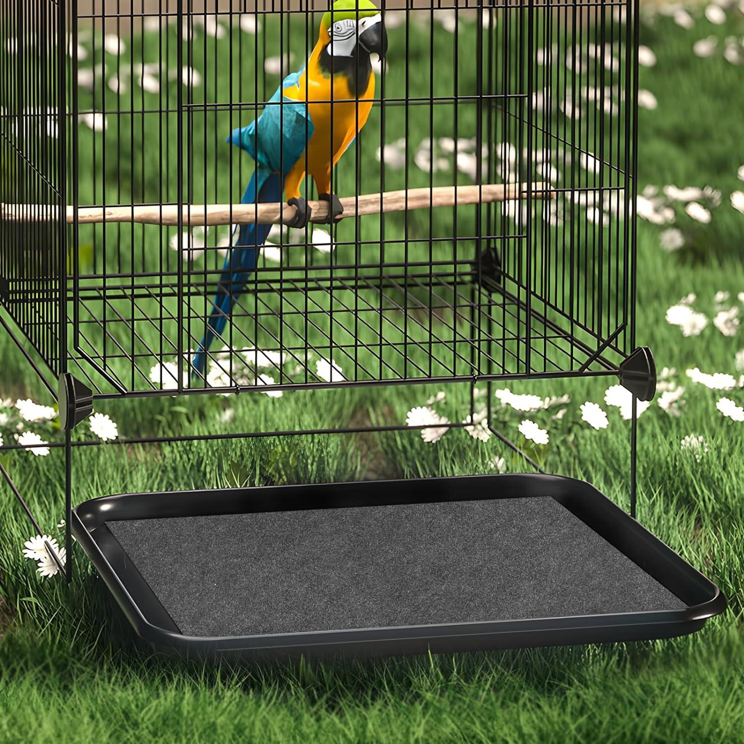 Tababao Large Bird Cage Inserts - 30 Pre-Cut Water-Absorbing Mats for ...