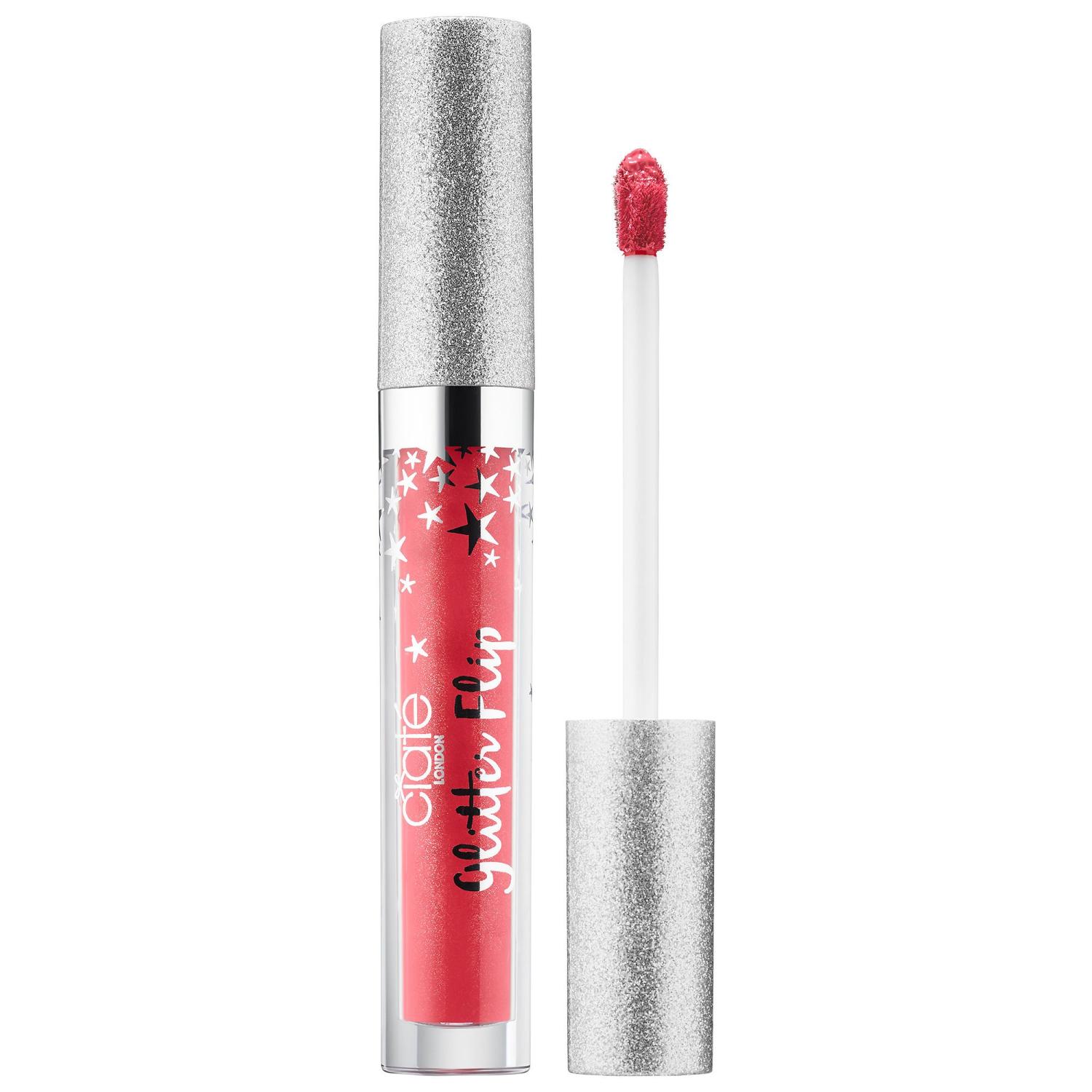 Ciate London Glitter Flip Liquid Lipstick - Trouble Coral | Transform ...