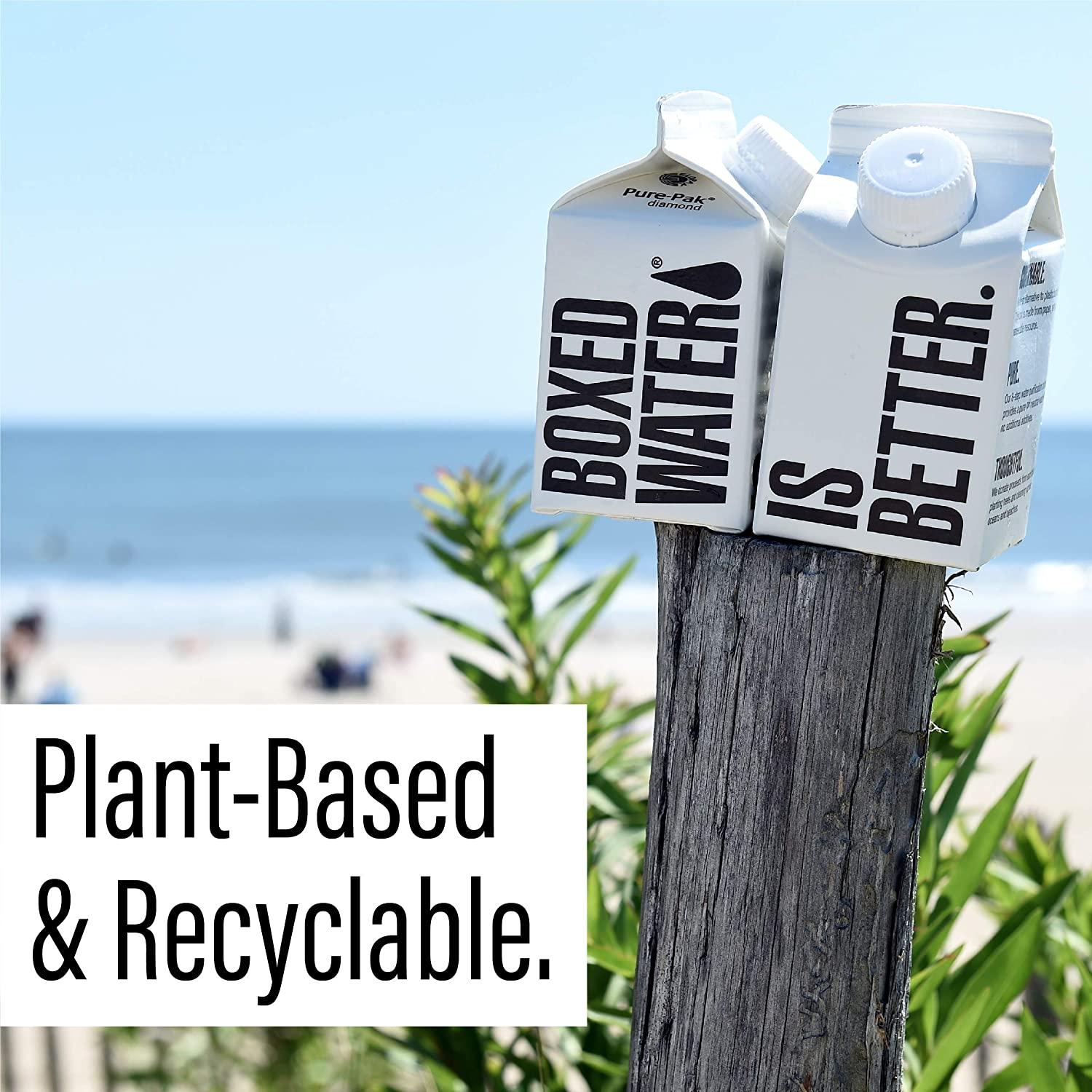 Boxed Water 8.5 oz (24 Pack) | Purified Drinking Water in Plant-Based ...