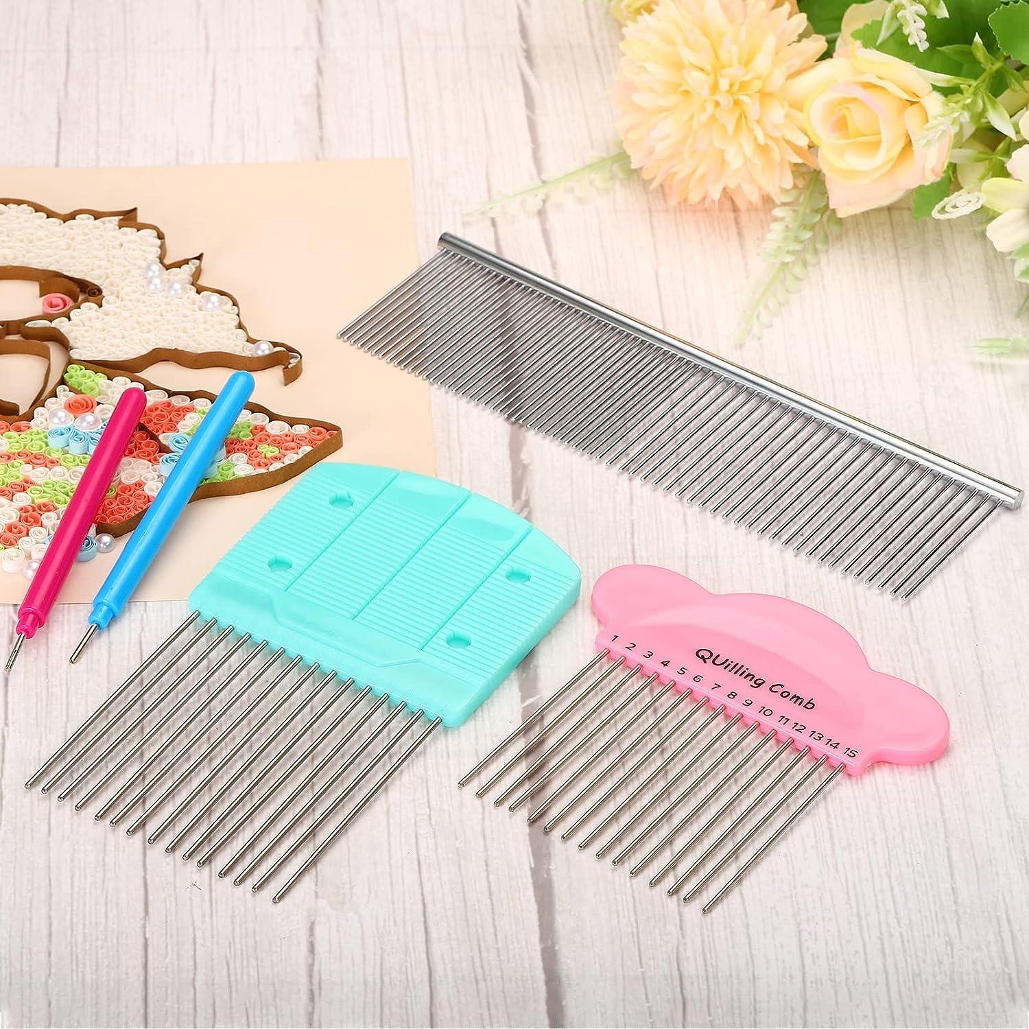 Stainless Steel PATIKIL Paper Quilling Comb Tool - Create Perfect Loops ...