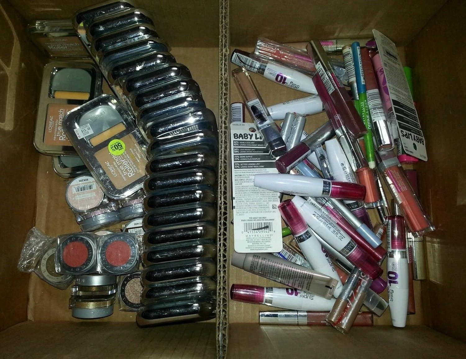 Wholesale 25 Piece Loreal & Maybelline Cosmetics Lot - Assorted Set for ...