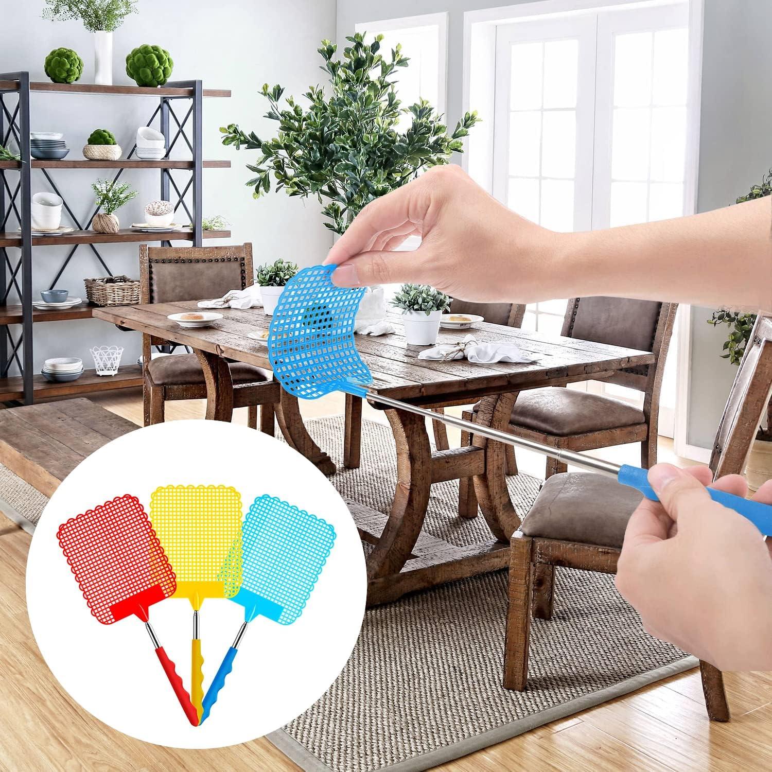 Heatigo 3 Colored Fly Clapping - Retractable Pest Control Tool for ...