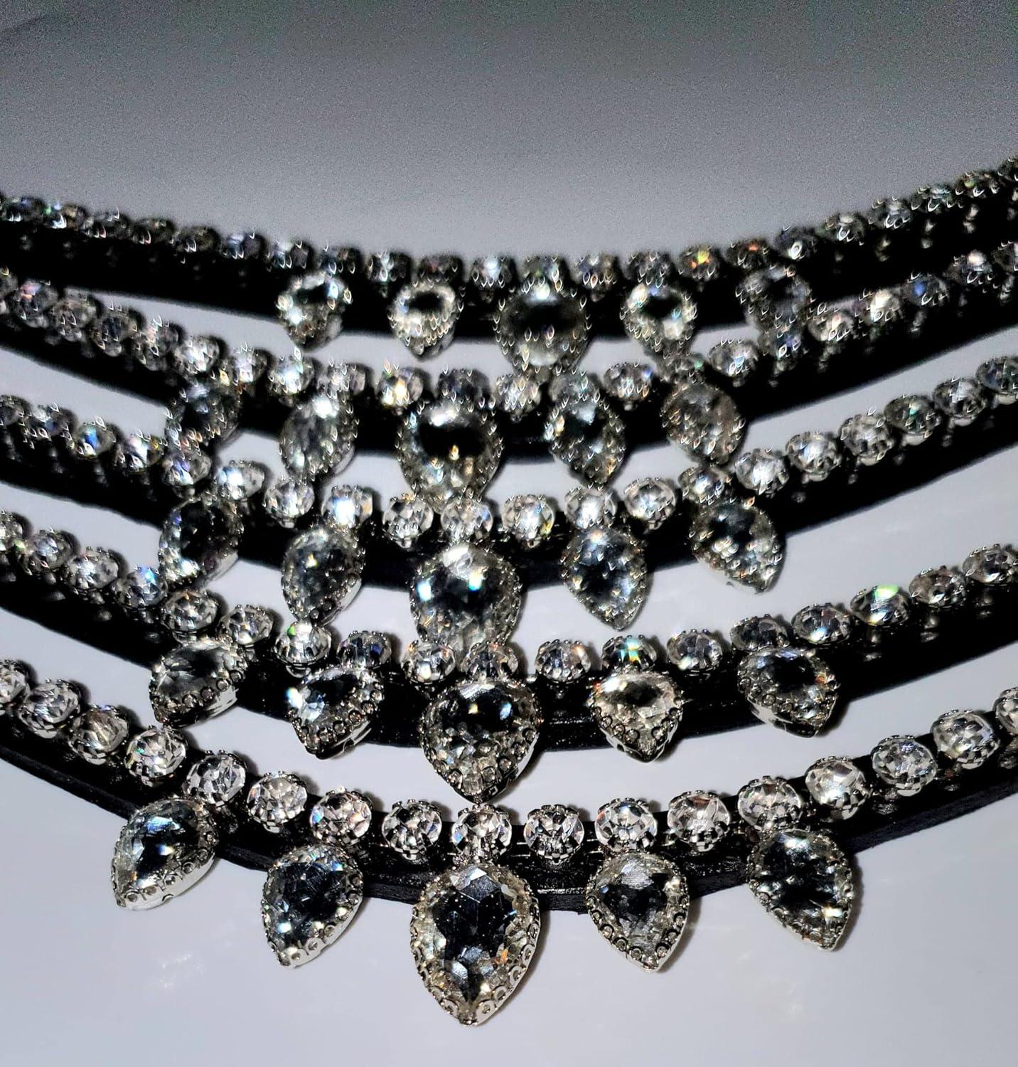 Tysons Breeche's Headband Straps for Bridles - Glitzer & Strass in ...