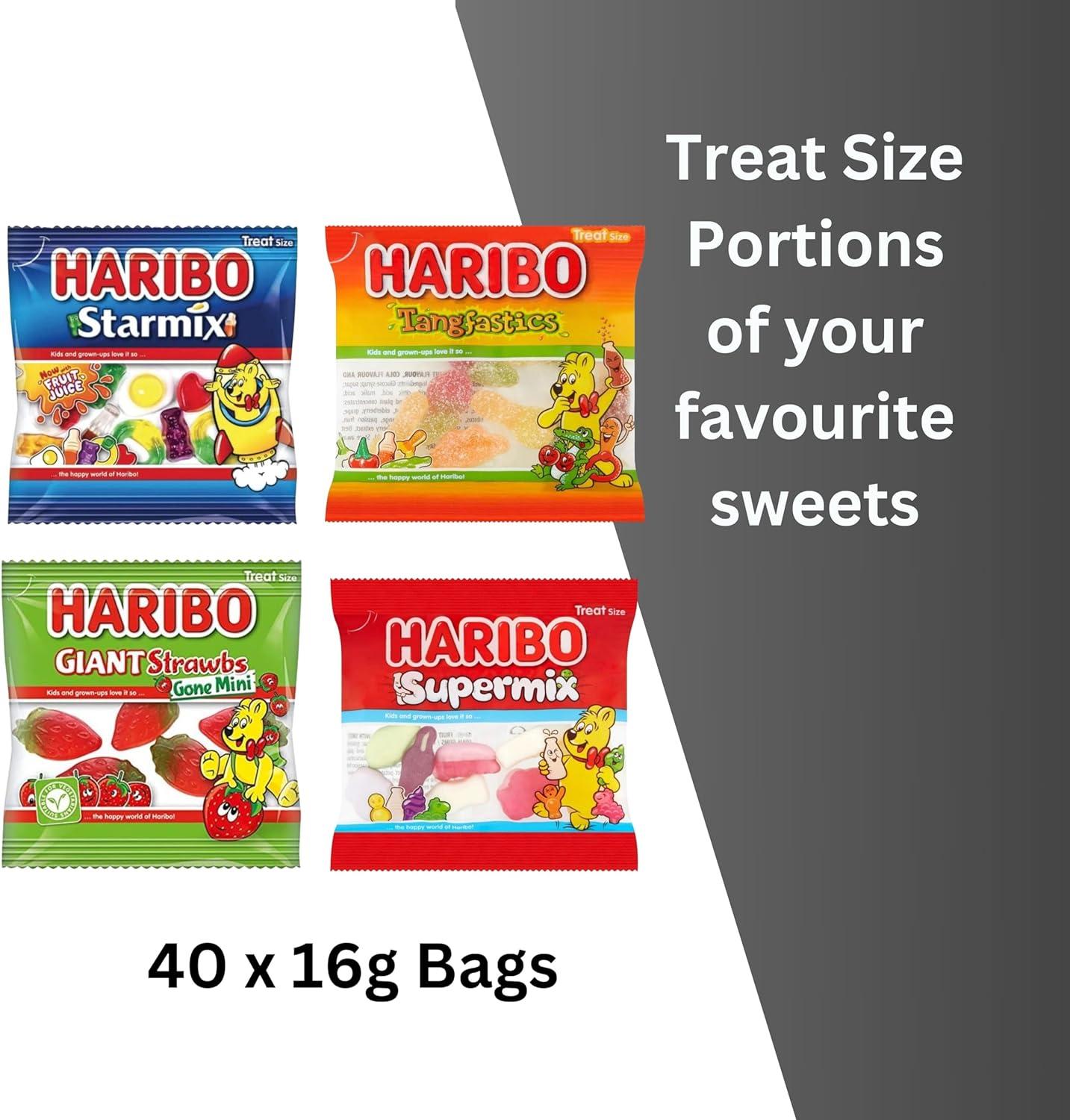 Haribo Mini Bags Gift Box set 40 pcs - Party Sweets for kids & adults ...