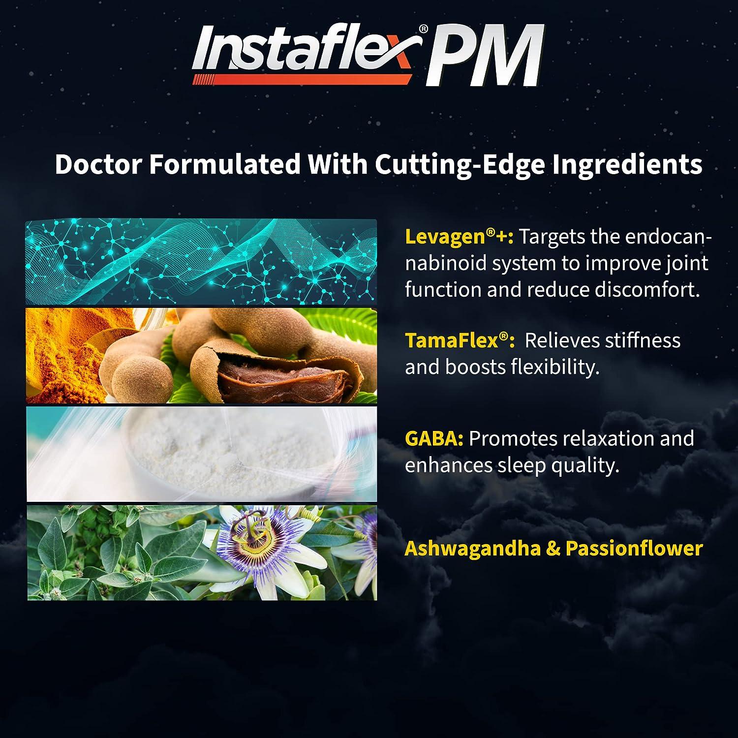 Instaflex PM Nighttime Joint Support Capsules with Levagen Tamaflex for ...
