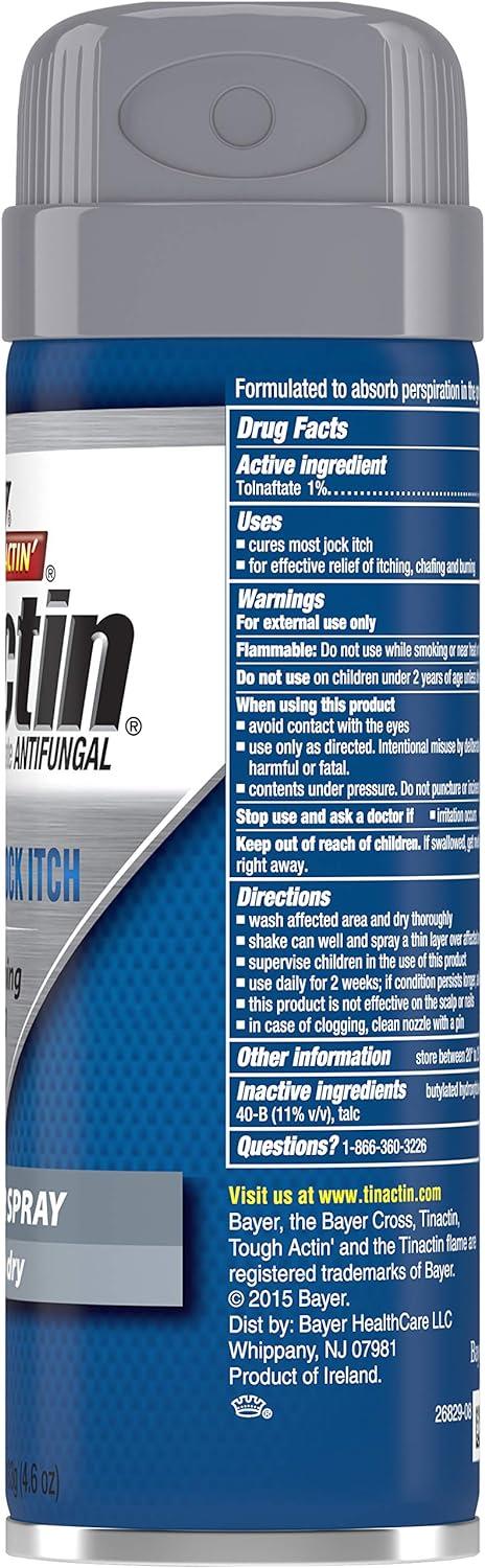 Tinactin Antifungal Powder Spray 4.6oz - Pack of 5 | Fast-Acting ...