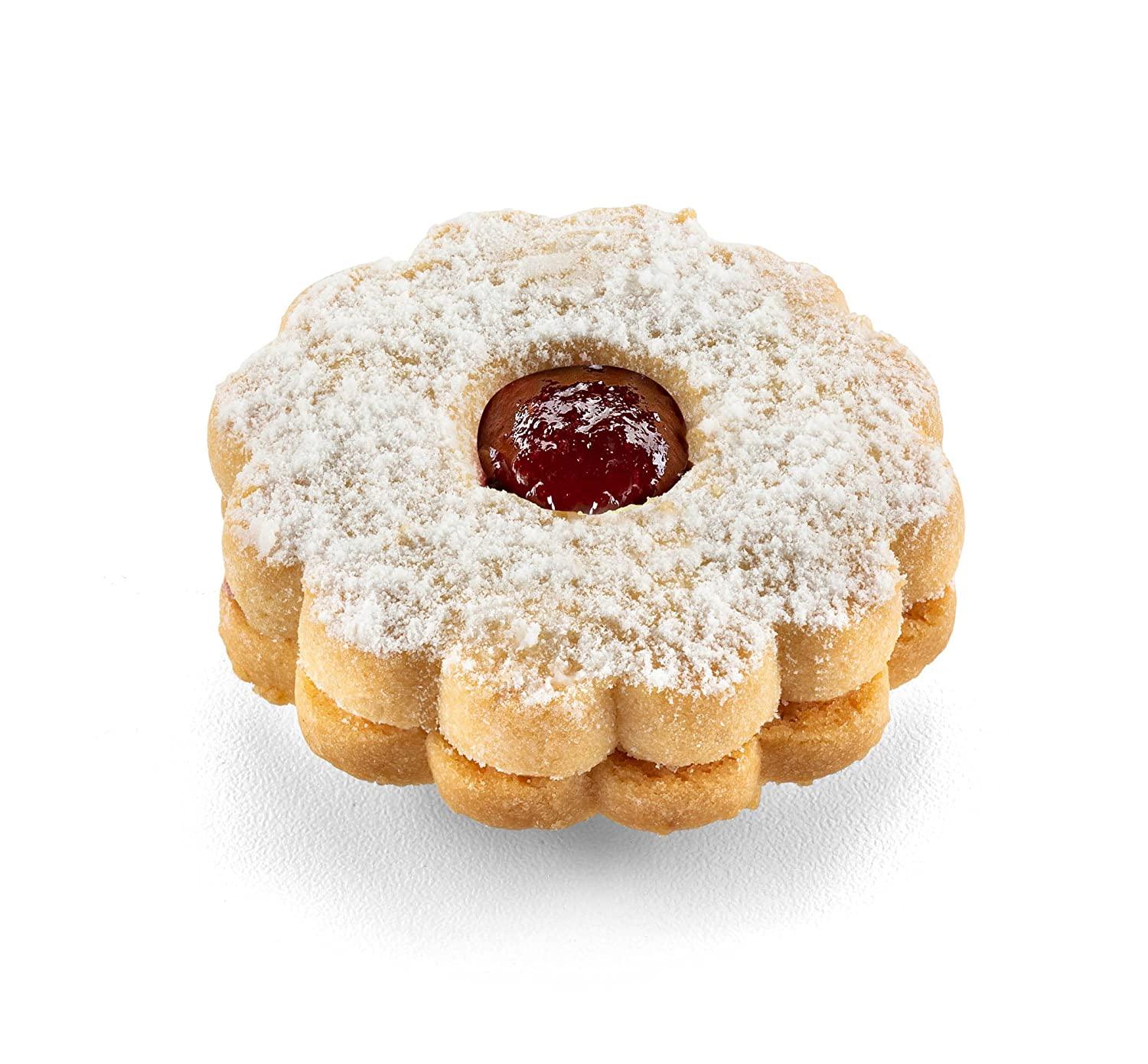 Raspberry Linzer Tart Cookies | 10 Individually Wrapped Shortbread ...