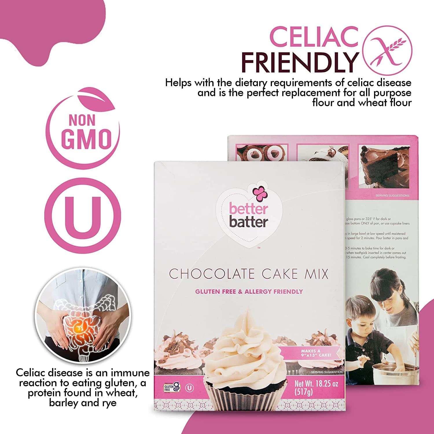 Better Batter Gluten Free Chocolate Cake Mix | Top 8 Allergen Free ...