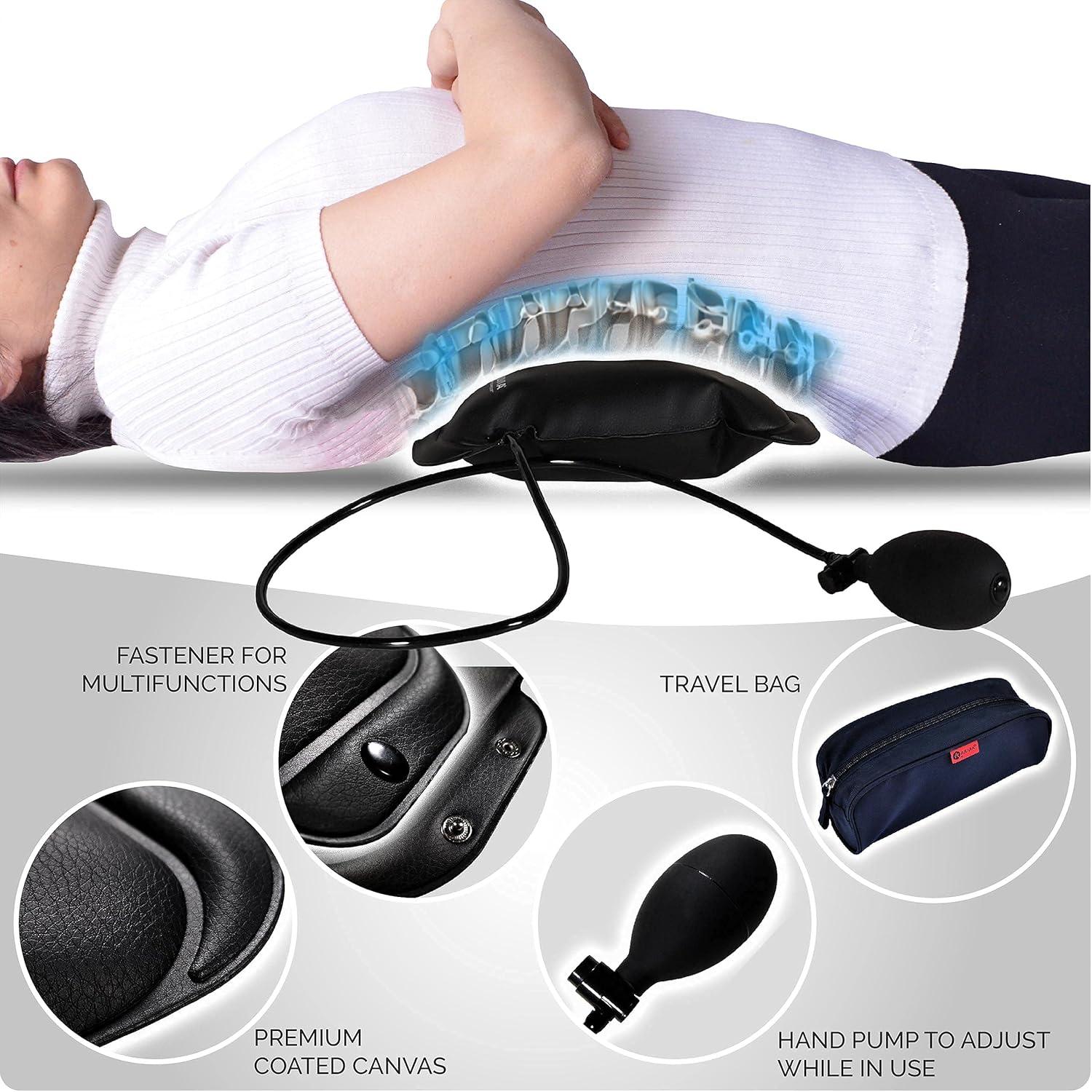 AJUVIA Lumbar Decompressor - Portable Lumbar Traction Device for Back ...