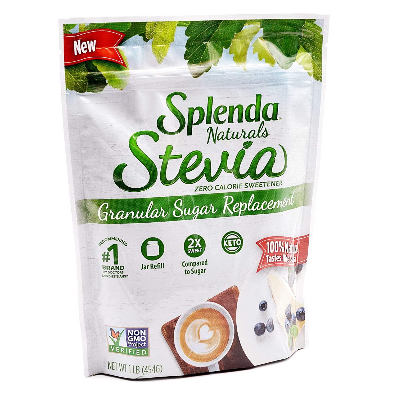 SPLENDA Naturals Stevia Zero Calorie Sweetener Refill - 16 oz Jar | Buy ...
