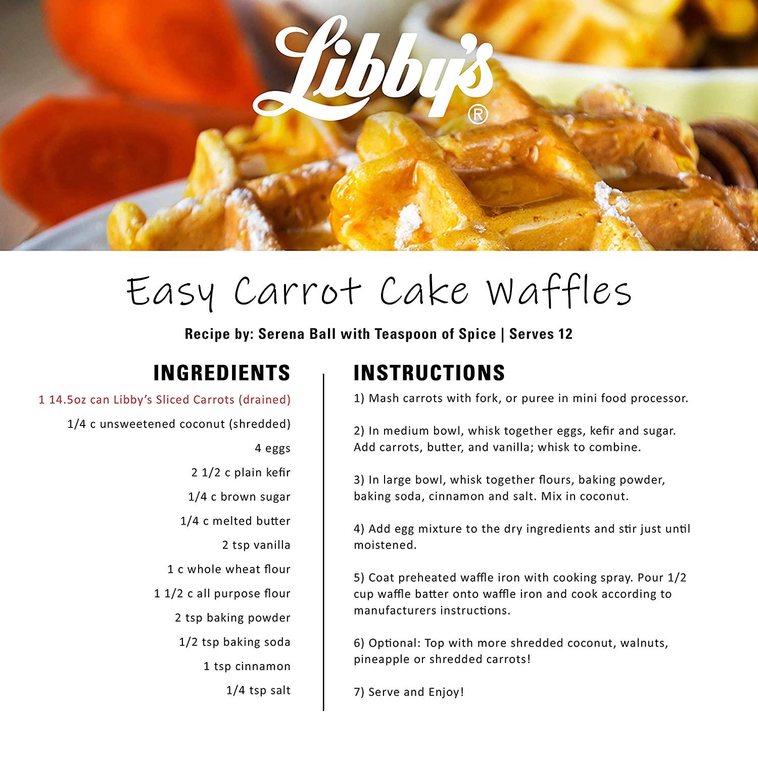 Libby's Sliced Carrots - Tender & Sweet Orange Slices | Farm Fresh ...