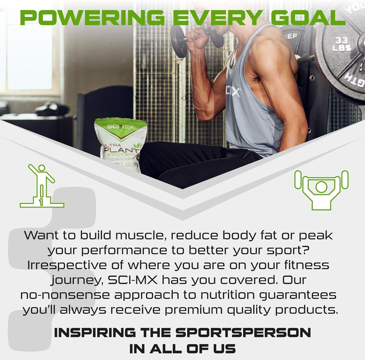 SCI-MX Ultra Plant Salted Caramel Peanut Vegan Protein Powder 900g ...