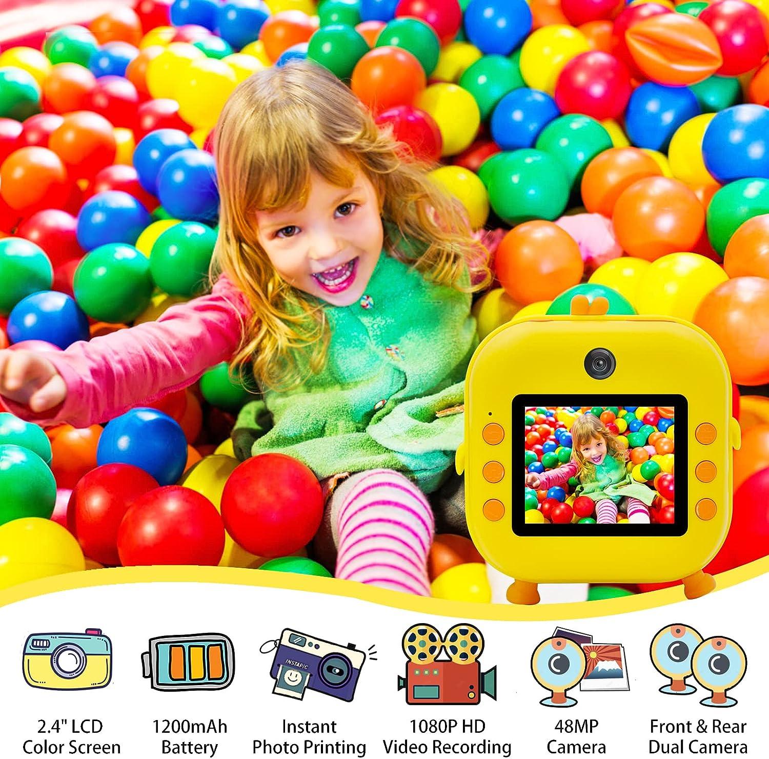 camera that prints color pictures for kids