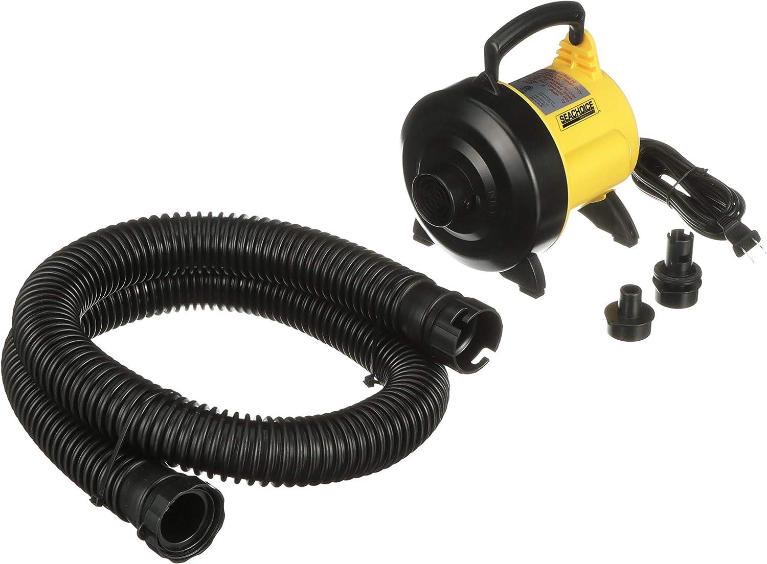 Seachoice 120V Electric Air Pump with 2 Ft. Hose - Inflates/Deflates ...