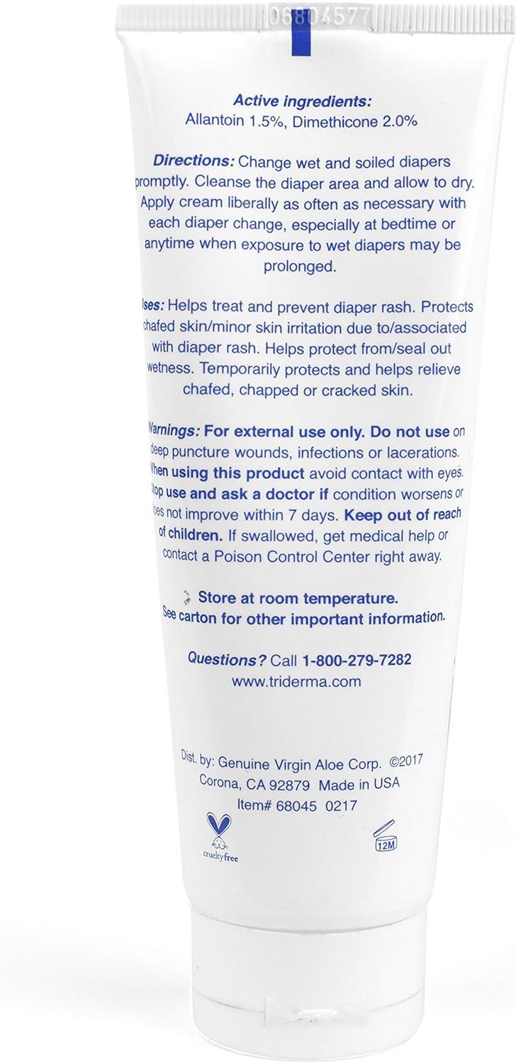 TriDerma MD Baby Stubborn Diaper Rash Healing Cream - 4 Pack (16 oz ...