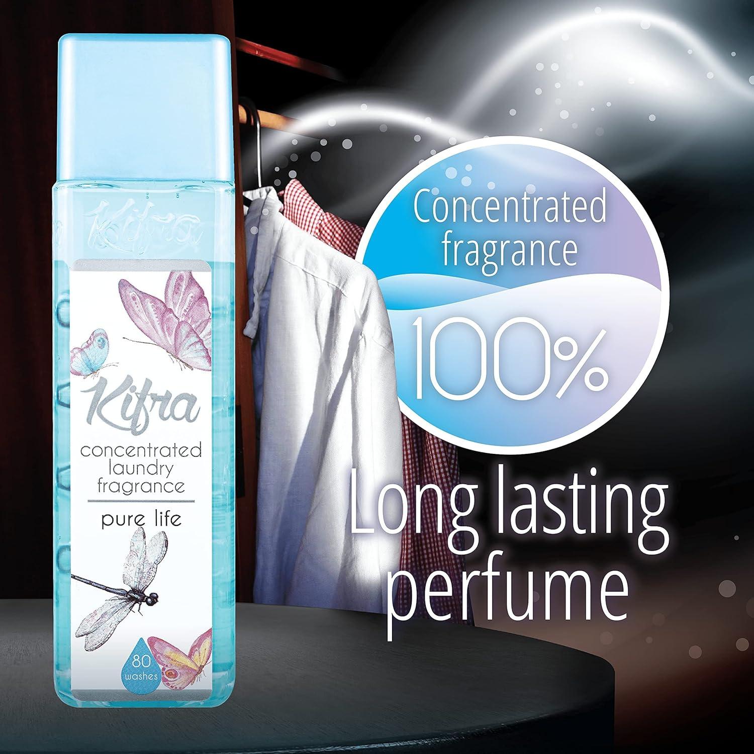 KIFRA PURE LIFE Concentrated Laundry Fragrance 200ml - Long-lasting ...