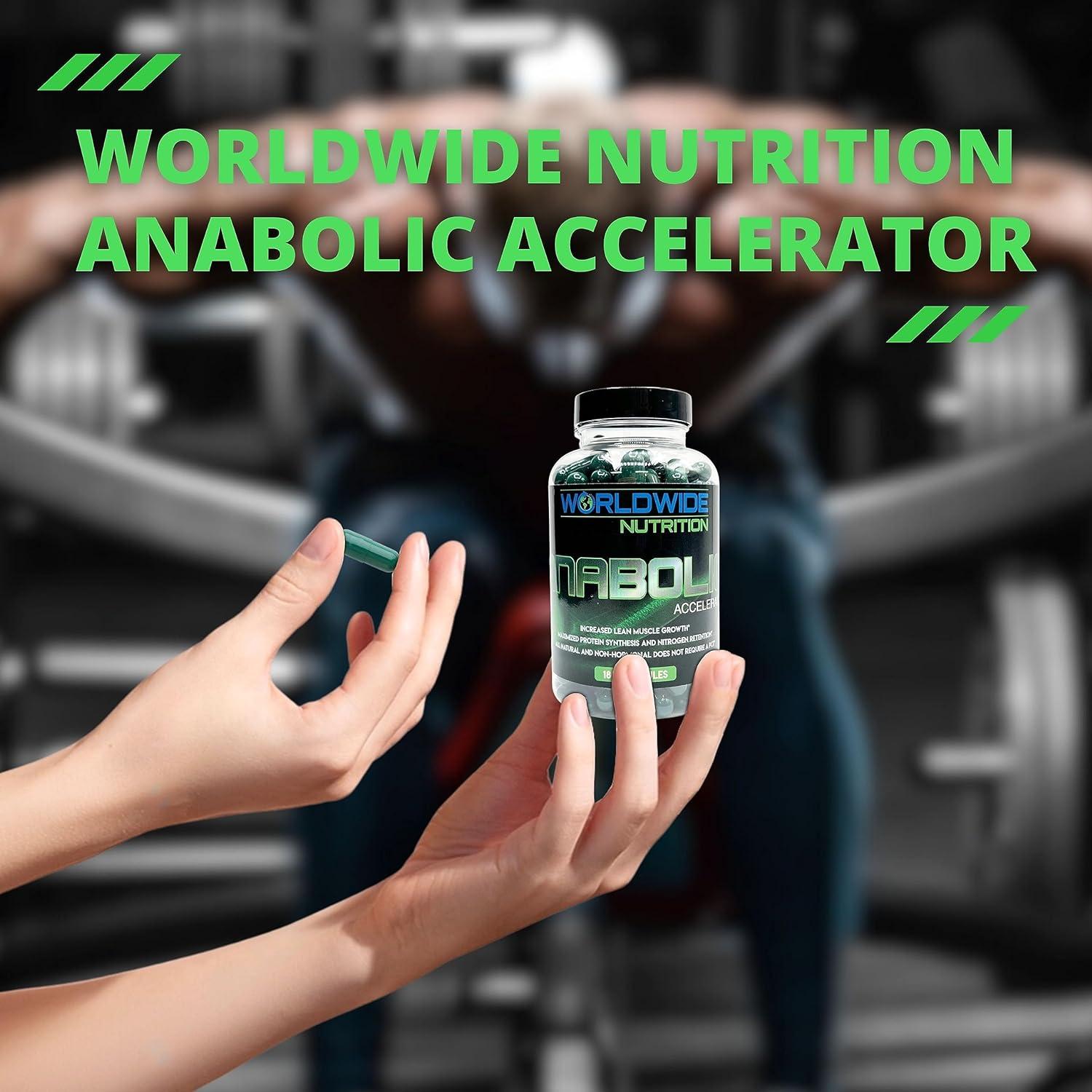Worldwide Nutrition Anabolic Accelerator Supplement - Muscle Growth ...