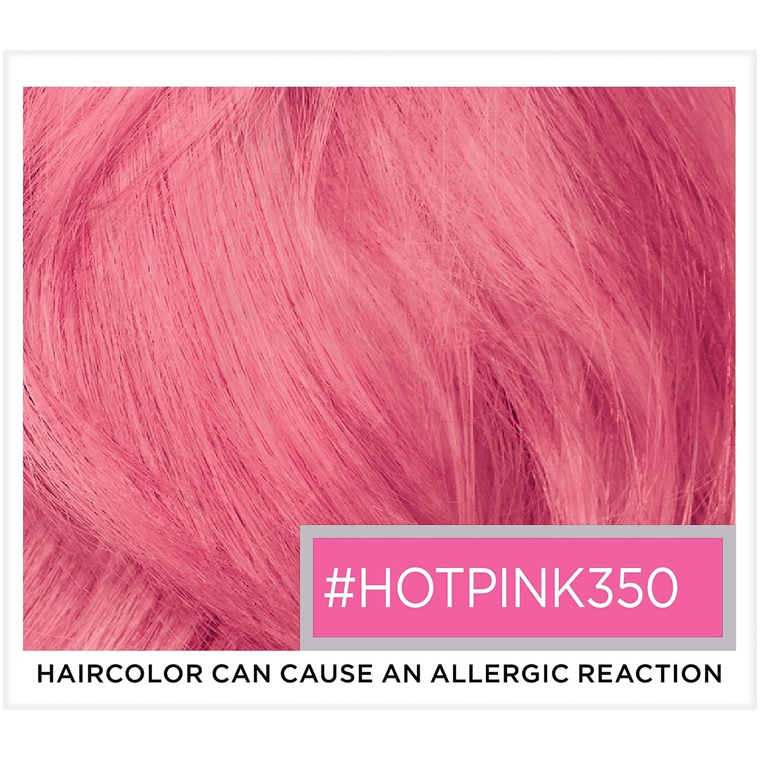 L'Oreal Paris Colorista Hot Pink Semi-Permanent Hair Color for Light ...