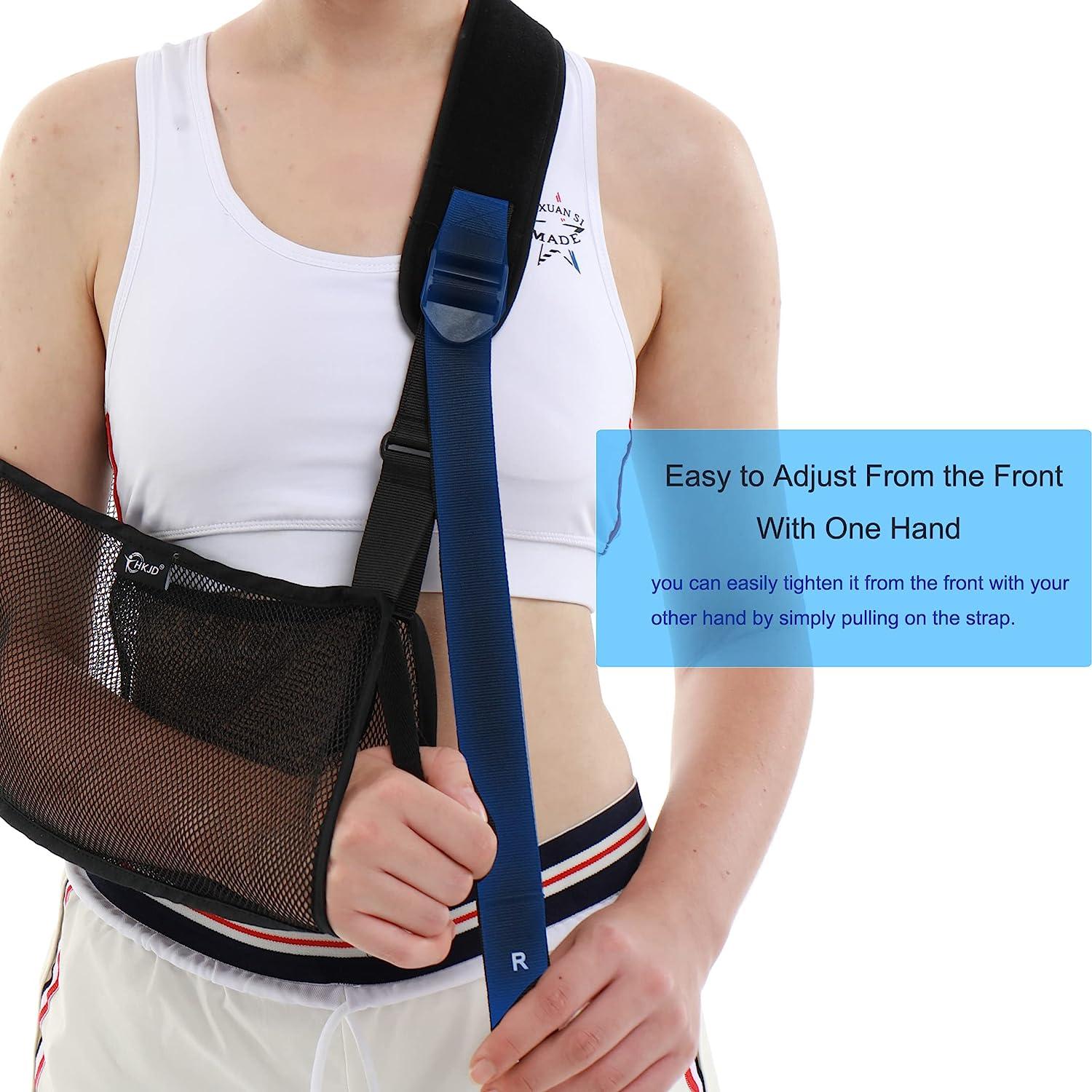 Mesh Arm Shoulder Sling - Adjustable Medical Shoulder Immobilizer for ...