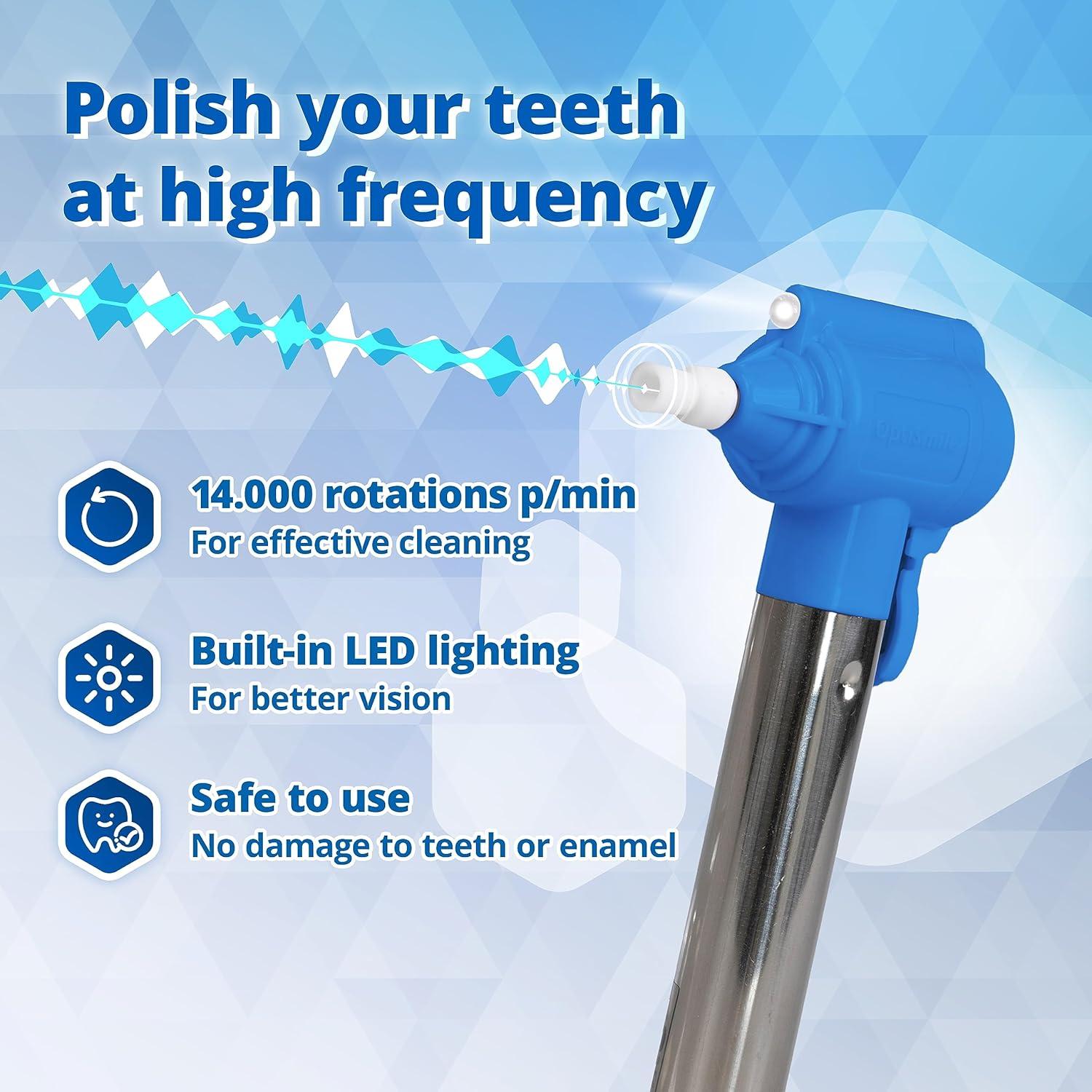Optismile Dental Polisher - Professional Tooth Cleaning for Whiter ...