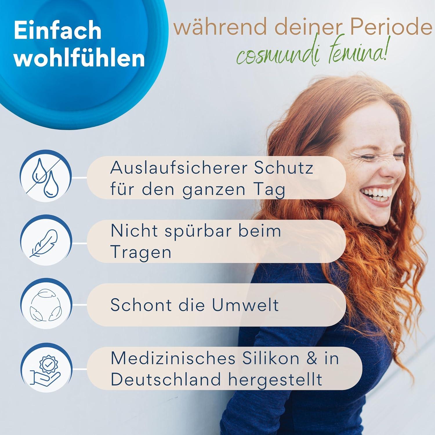 Cosmundi Menstrual Disc - Medical Silicone Reusable German-Made ...