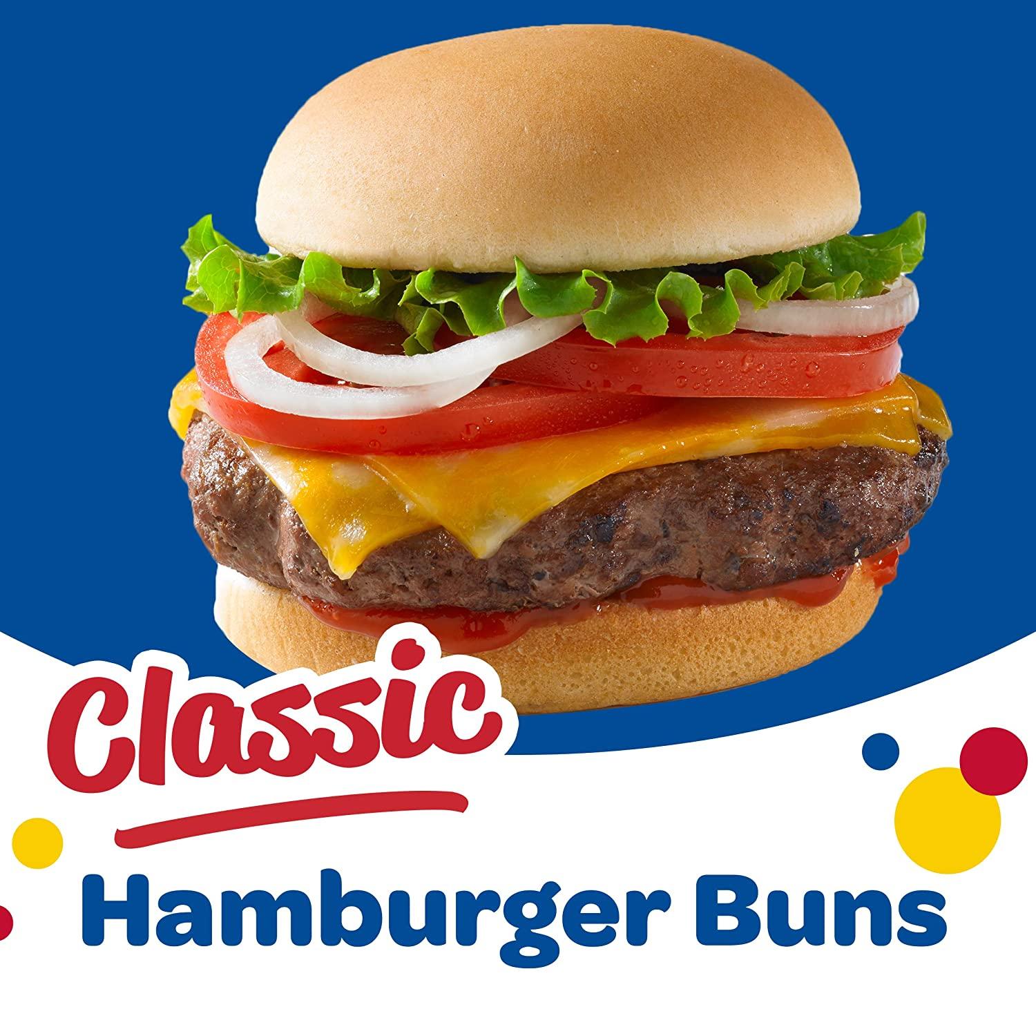 Wonder Bread Classic Hamburger Buns - 15 oz - Soft and Delicious | Buy ...