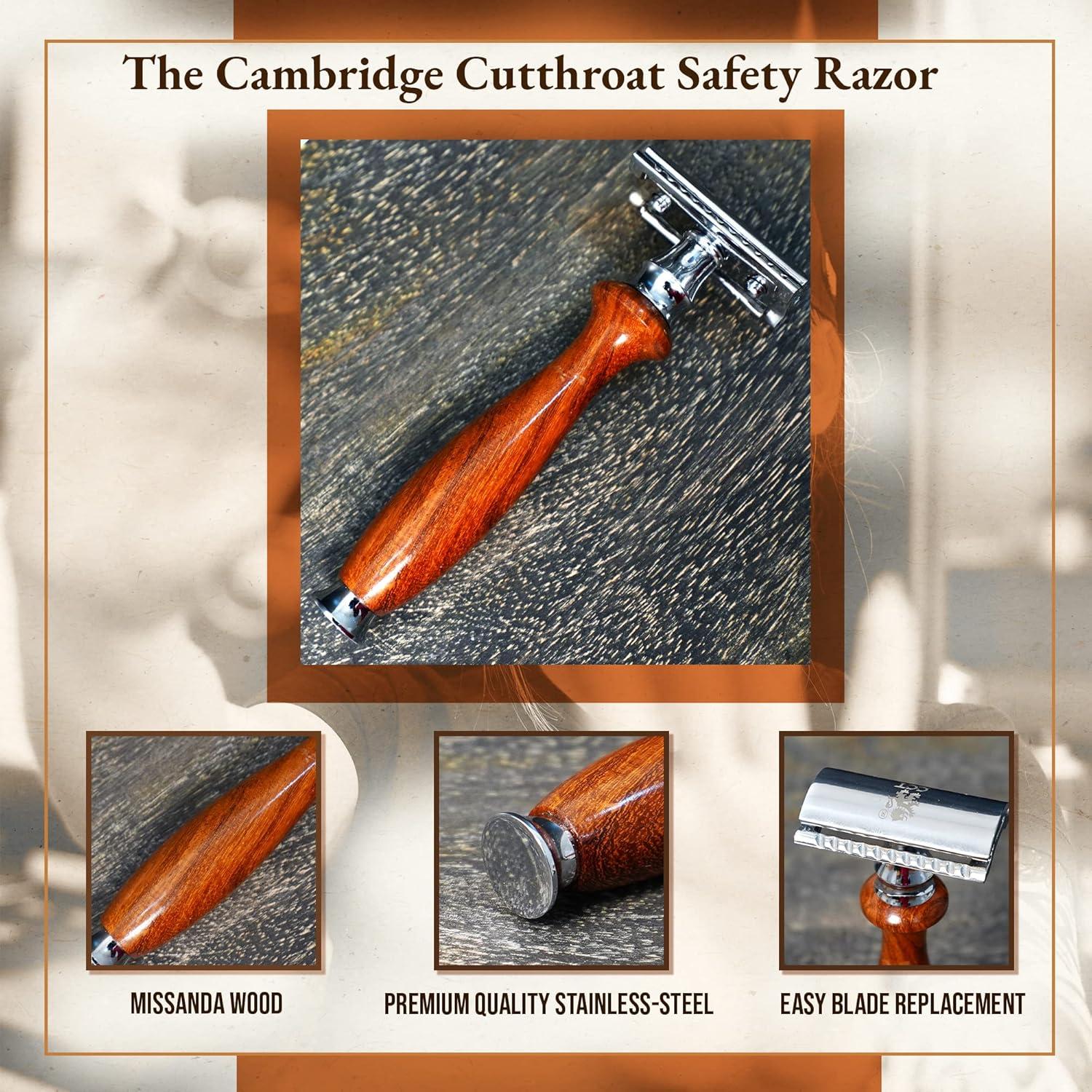 Buy The Cambridge Cutthroat Double Edge Razor Plane - Men's Travel Bag ...