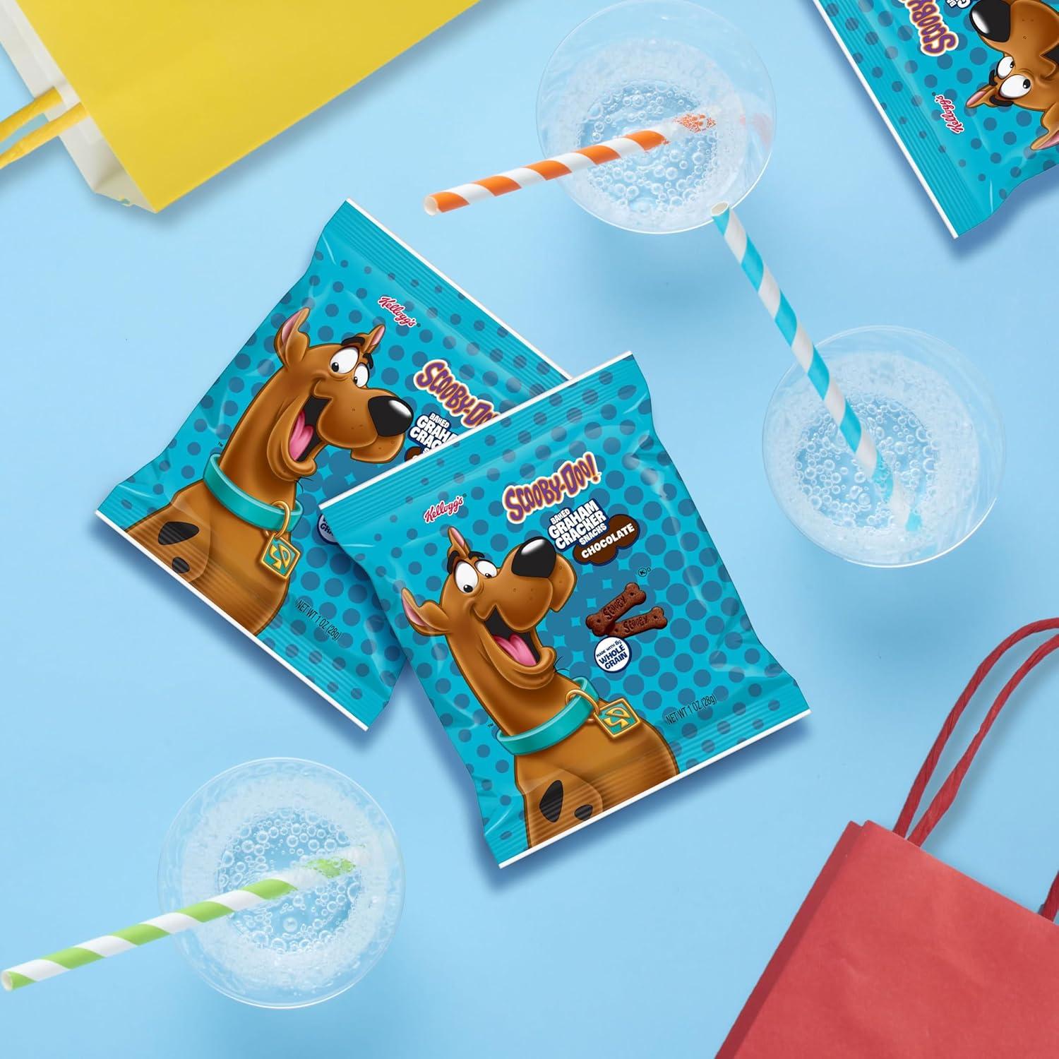 Kellogg's SCOOBY-DOO! Baked Graham Cracker Snacks - Chocolate 40 ...