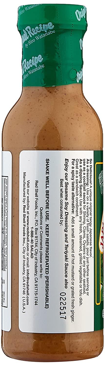 Red Shell Miso Dressing 12 Fl. oz. (Pack of 3) - Authentic Japanese ...