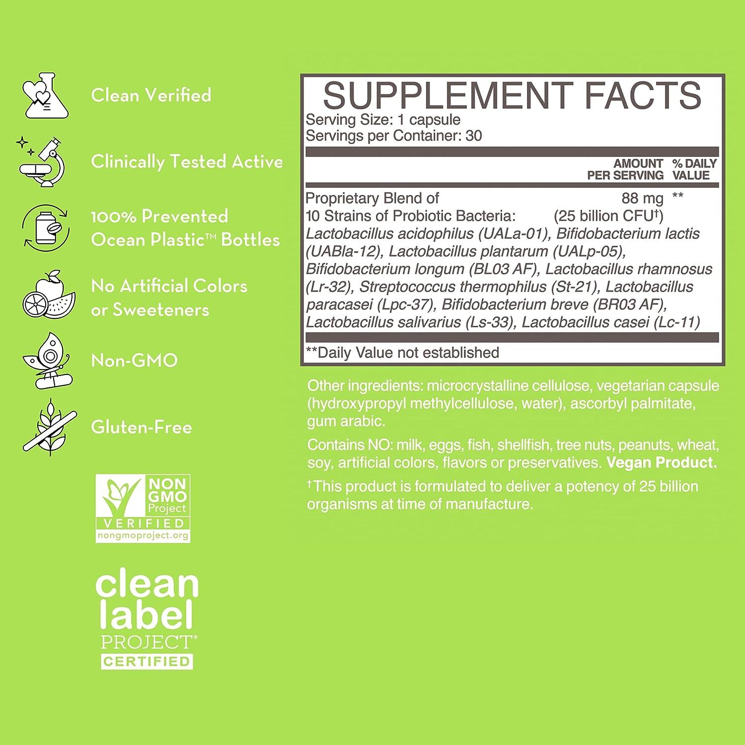 HUM Gut Instinct Probiotic Blend | Digestive Health, Bloating Relief ...