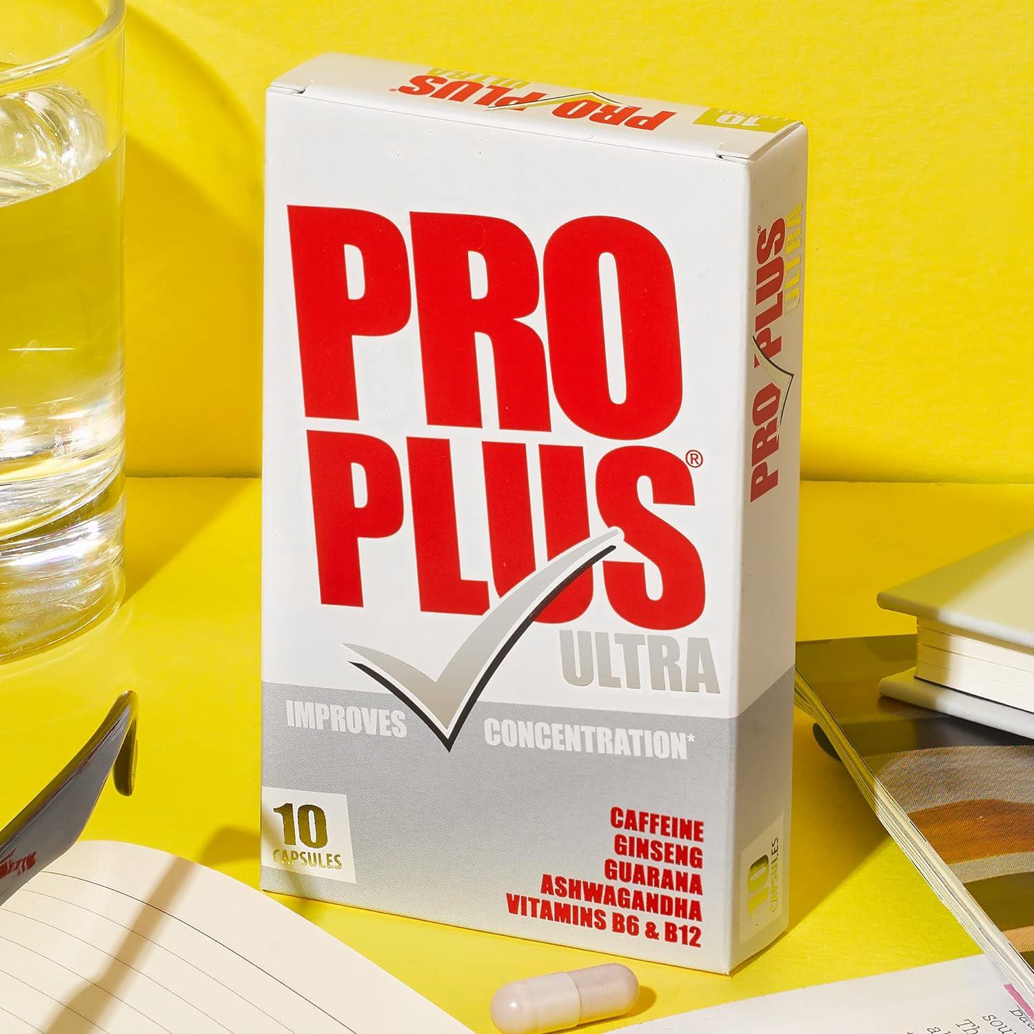 Pro Plus Ultra Caffeine Ginseng Guarana Ashwagandha and Vitamins B6 ...