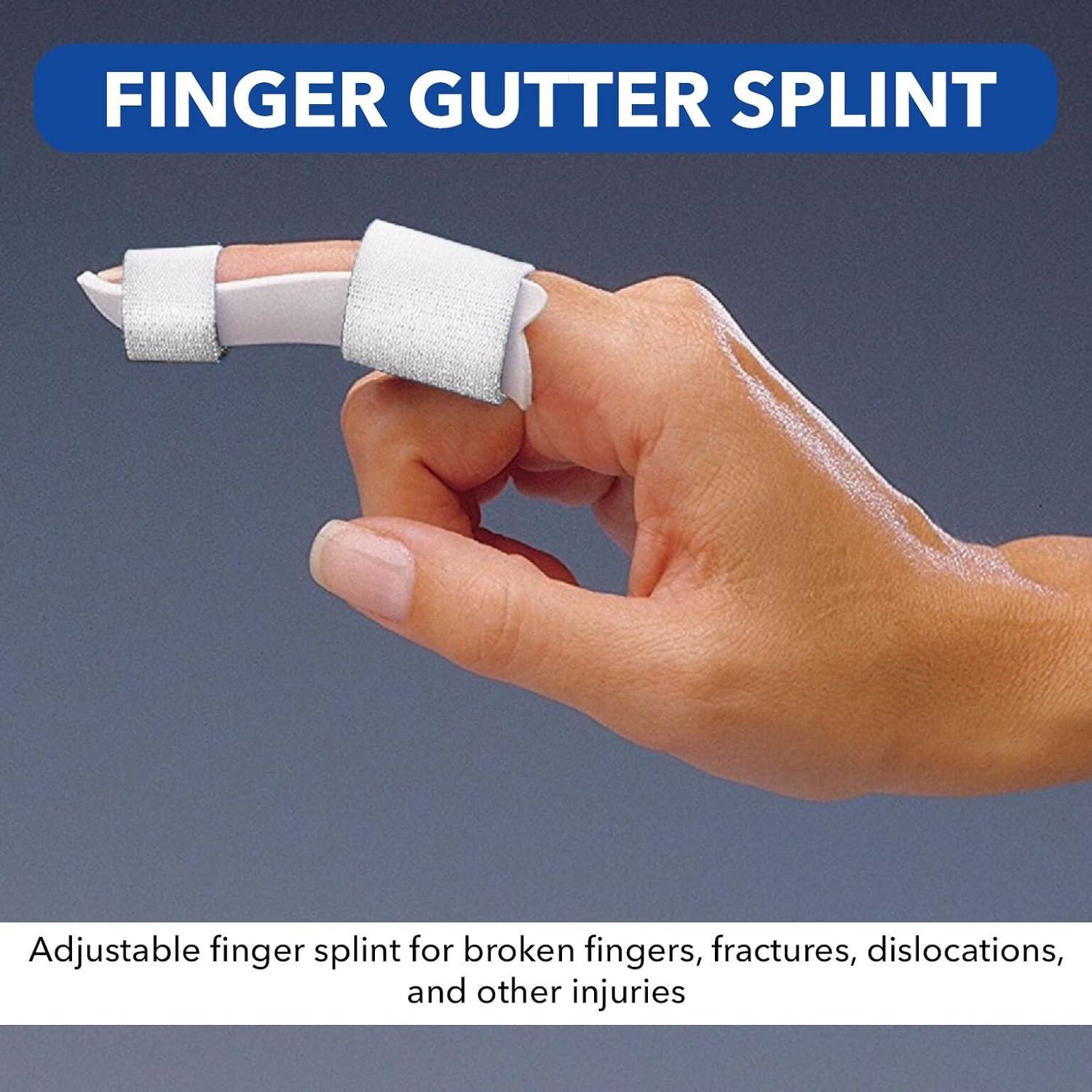 Buy Rolyan Finger Gutter Splint - Large | International Shipping ...