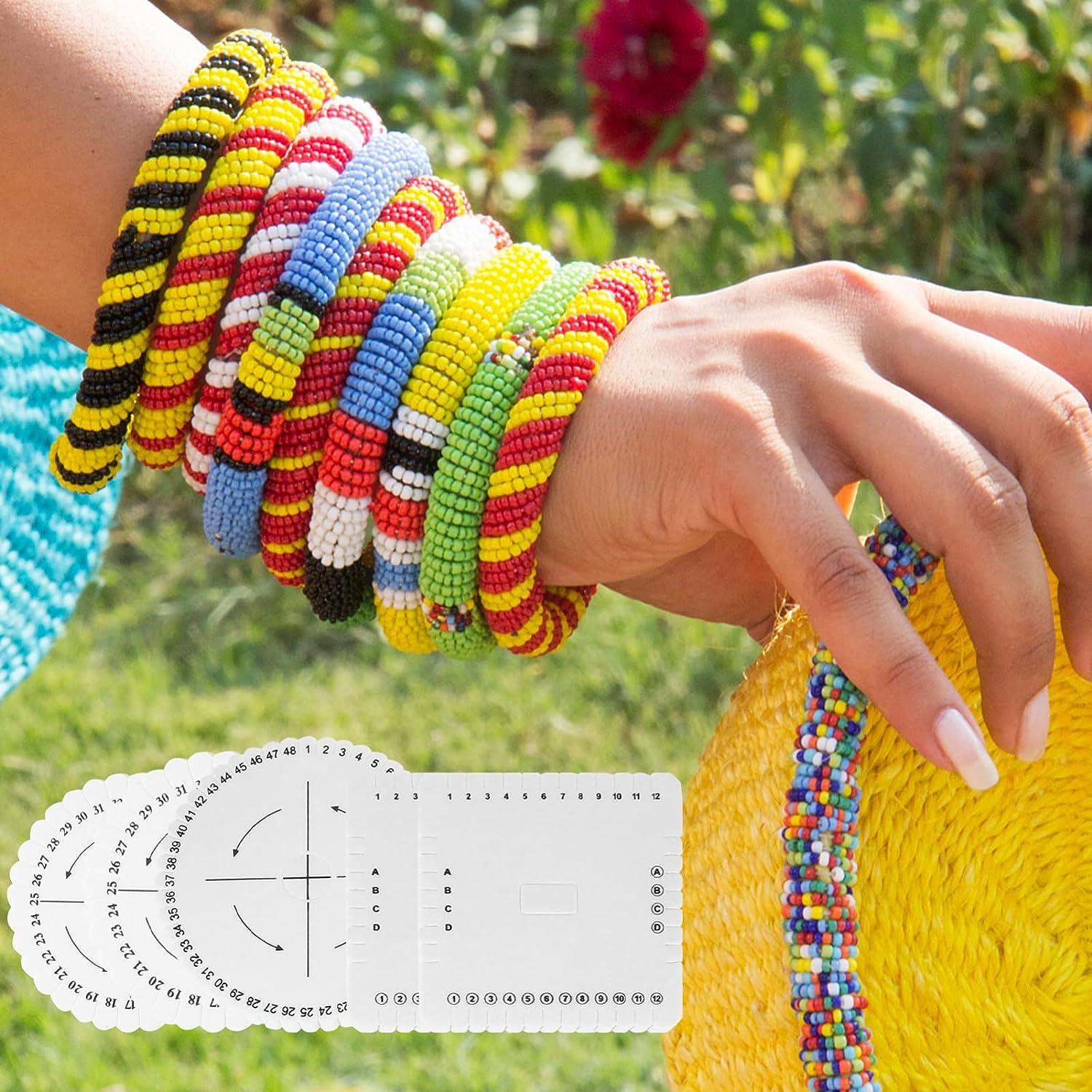 5pcs Plate Braided Disc Handmade Knitting Fine Thread Kit - Kumihimo ...