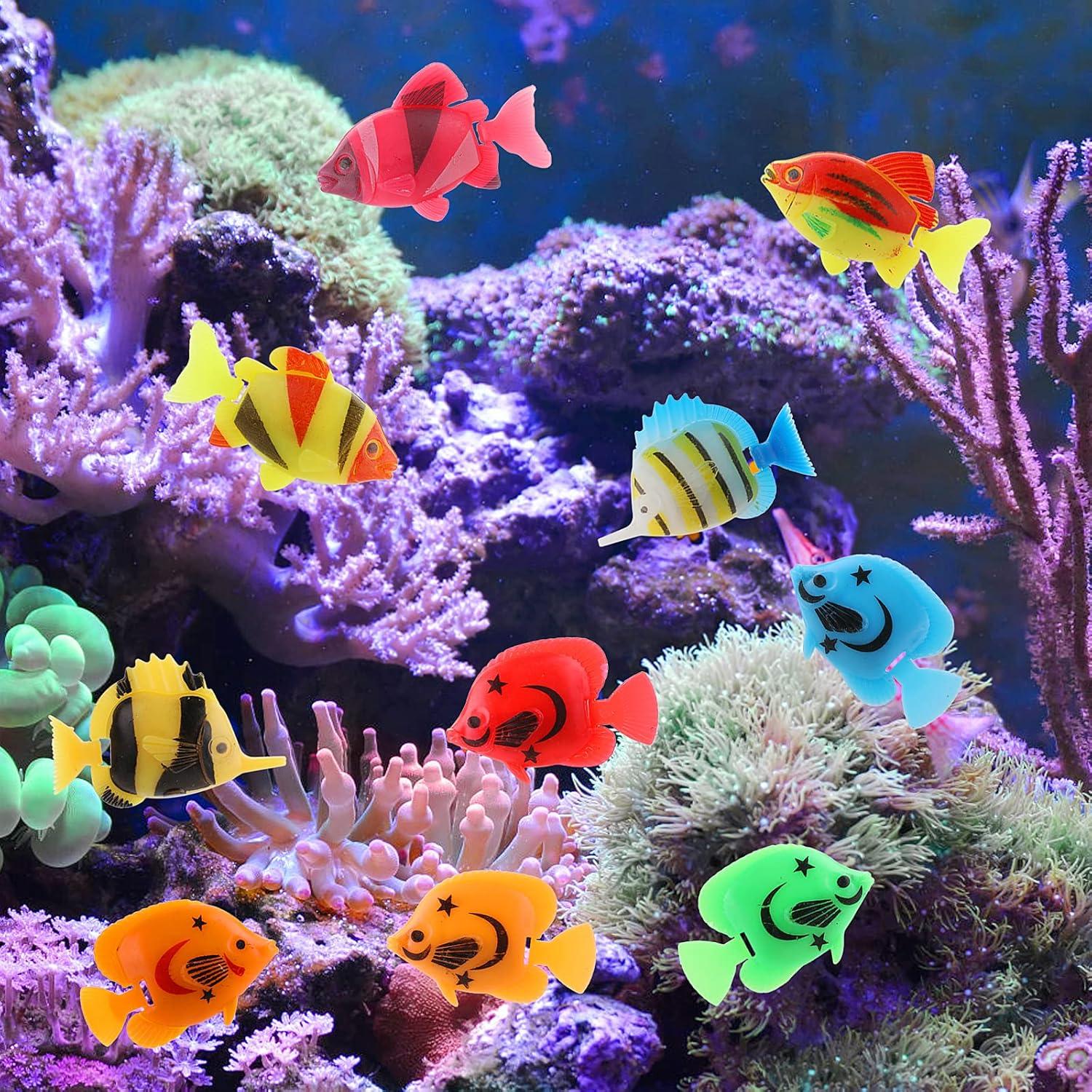 Shop Cobee 20-Piece Artificial Floating Fish for Aquarium | Realistic ...