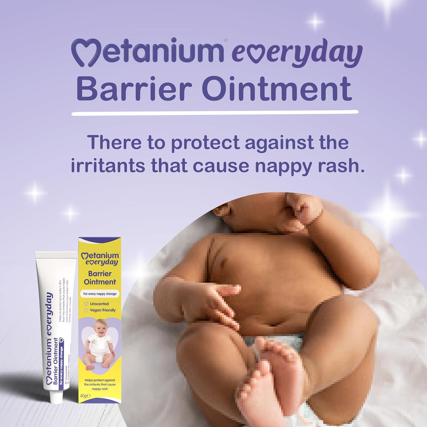 Metanium 40g Everyday Barrier Ointment - Soothes and Protects Baby's ...
